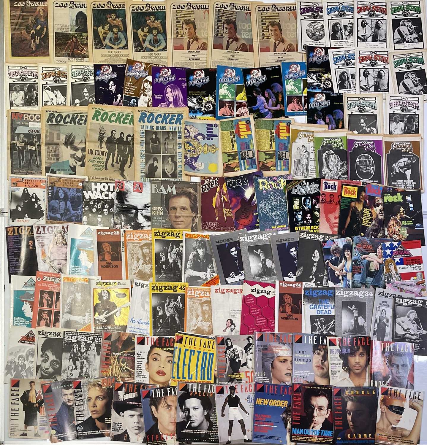 Lot 134 - VARIOUS MAGAZINES (ZIGZAG/STRANGE DAYS/DARK