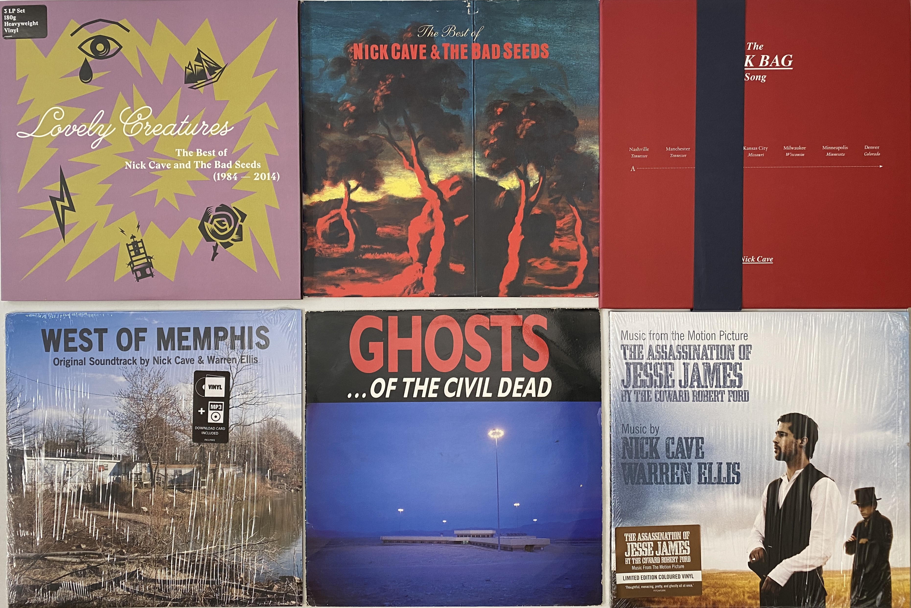 Lot 106 - NICK CAVE LP PACK (COMPILATIONS/