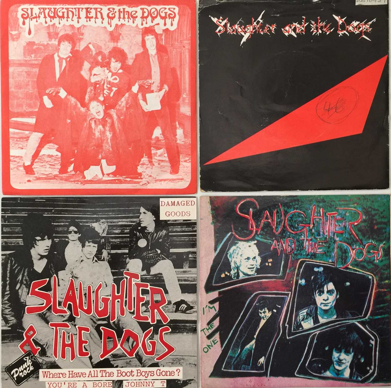 Lot 198 - SLAUGHTER & THE DOGS - LP/ 12"/ 7" PACK