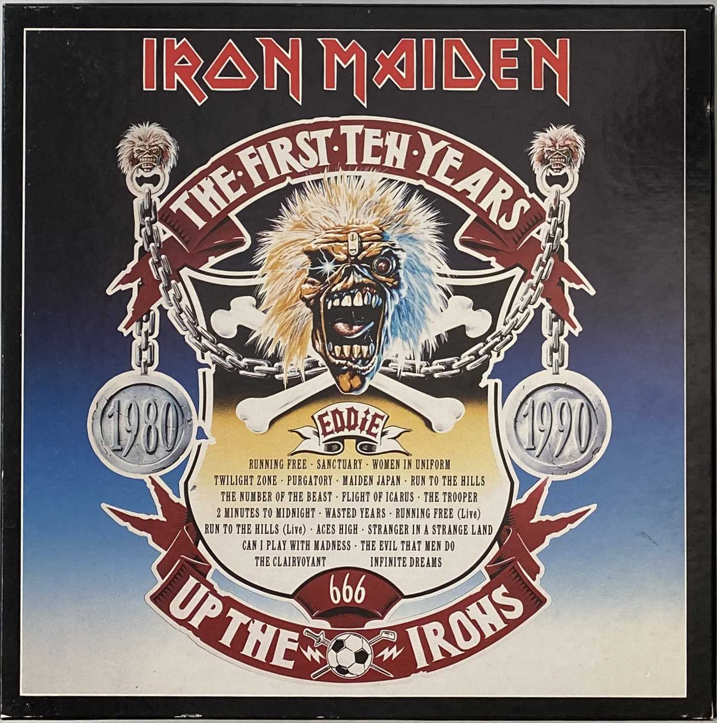 Lot 209 - IRON MAIDEN - THE FIRST TEN YEARS UP THE