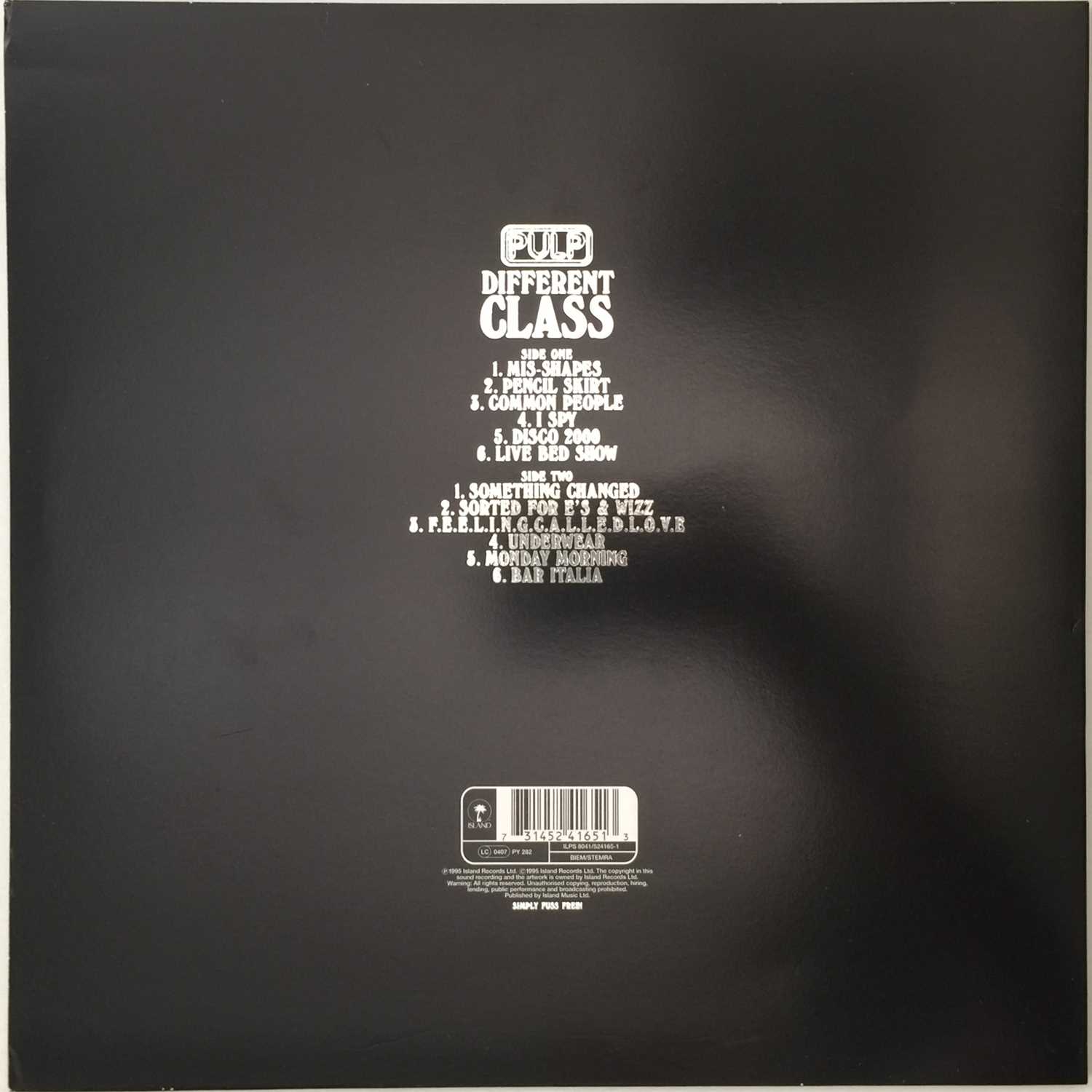 Lot 218 - PULP - DIFFERENT CLASS LP (UK ORIGINAL W/