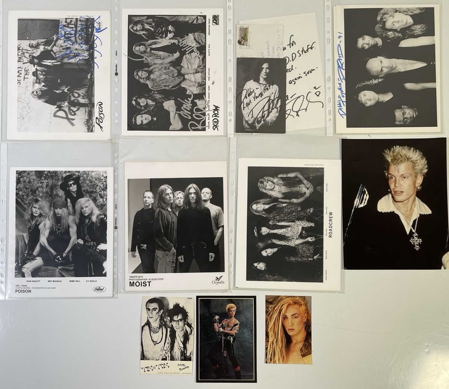 Lot 313 - METAL / HAIR METAL - AUTOGRAPH COLLECTION