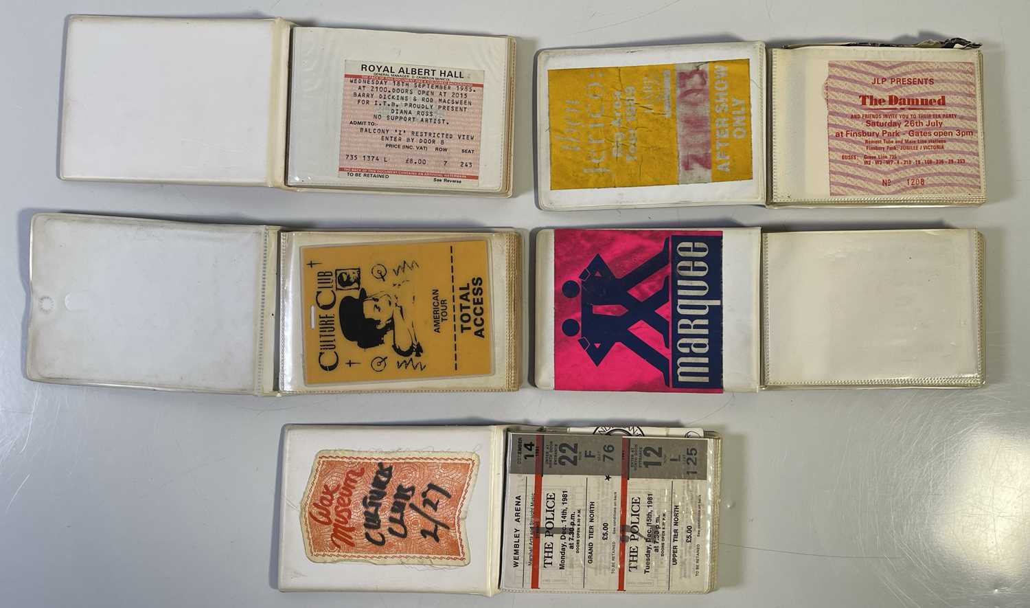 Lot 128 - LARGE COLLECTION OF 1970S/80S TICKET STUBS