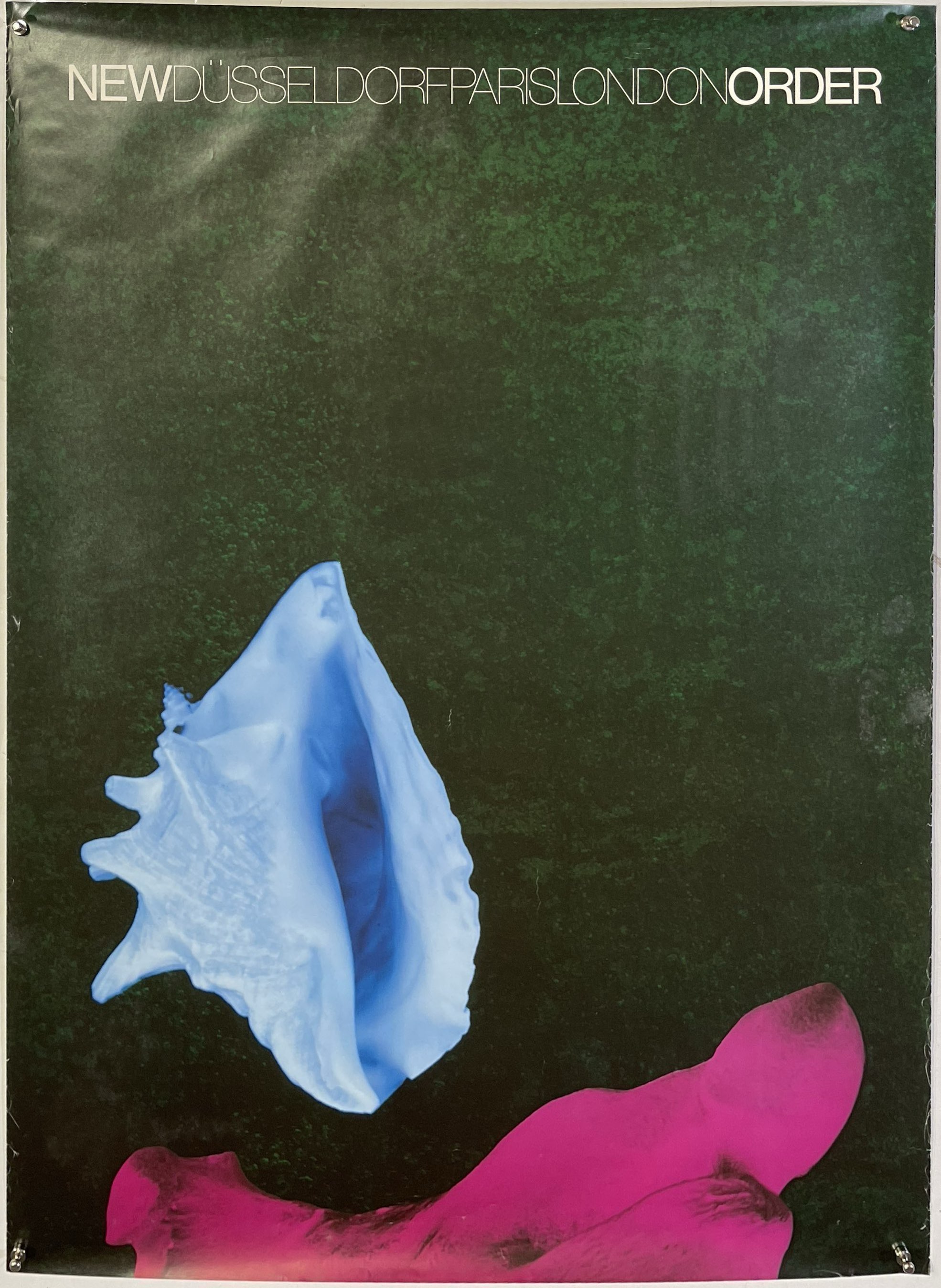 Lot 538 - NEW ORDER 1987 TOUR POSTER.