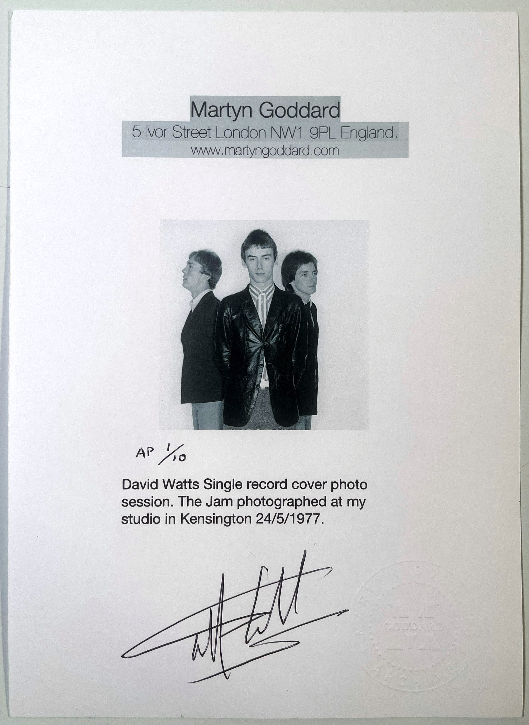Lot 525 - MARTYN GODDARD - LIMITED EDITION 1/10 THE