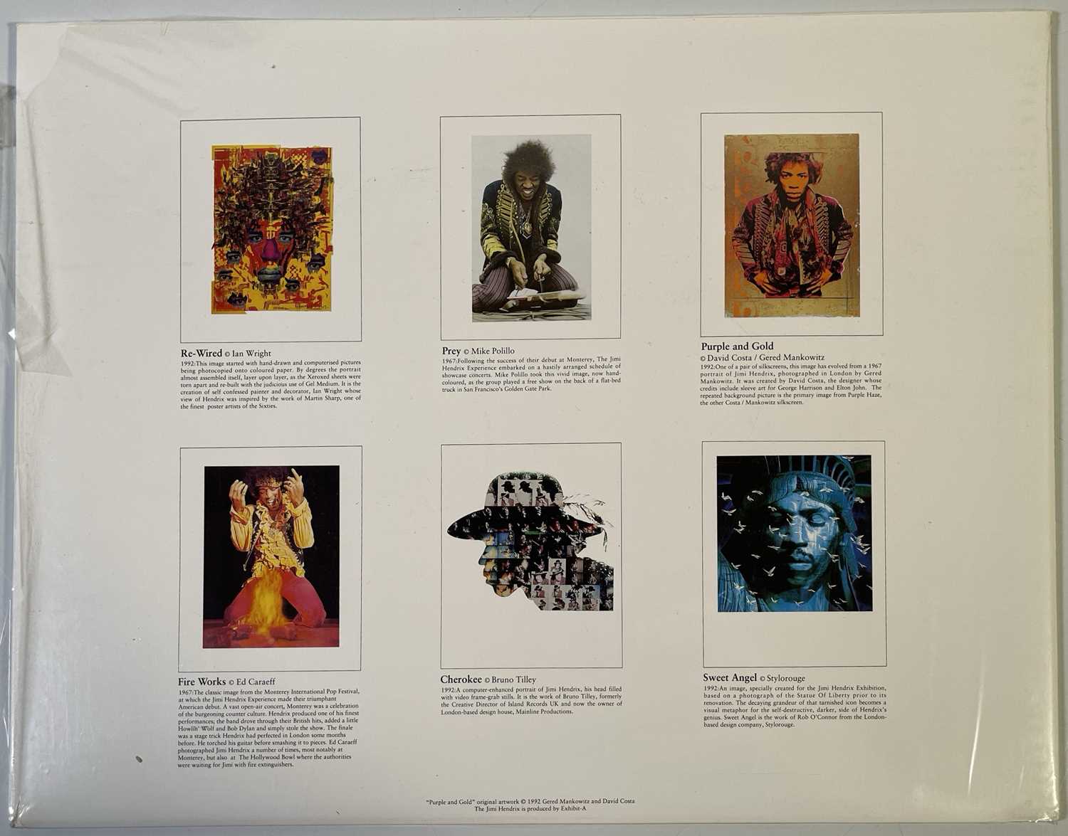 Lot 421 - JIMI HENDRIX EXHIBITION PORTFOLIO.