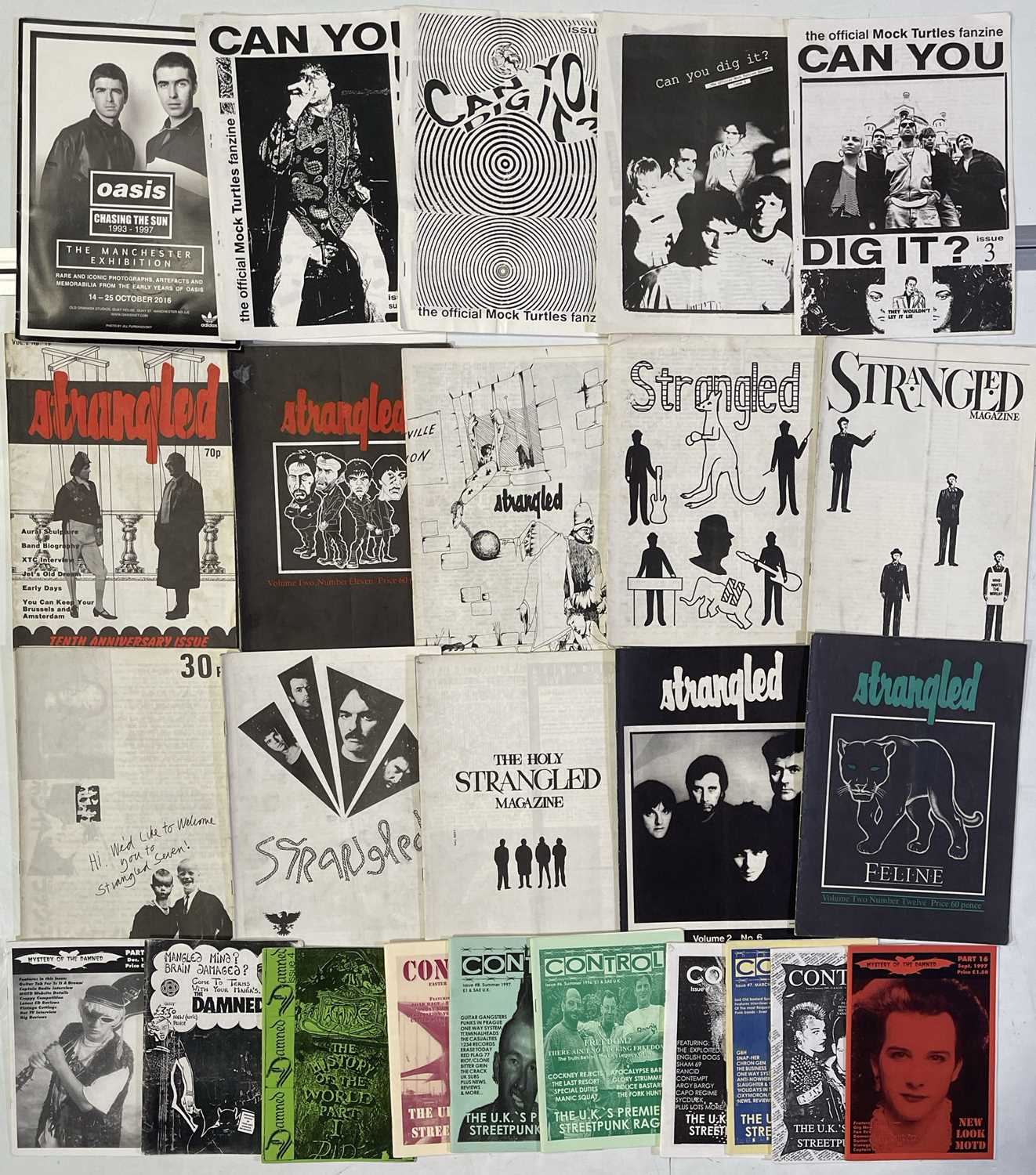 Lot 140 - COLLECTABLE PUNK ZINES INC STRANGLED