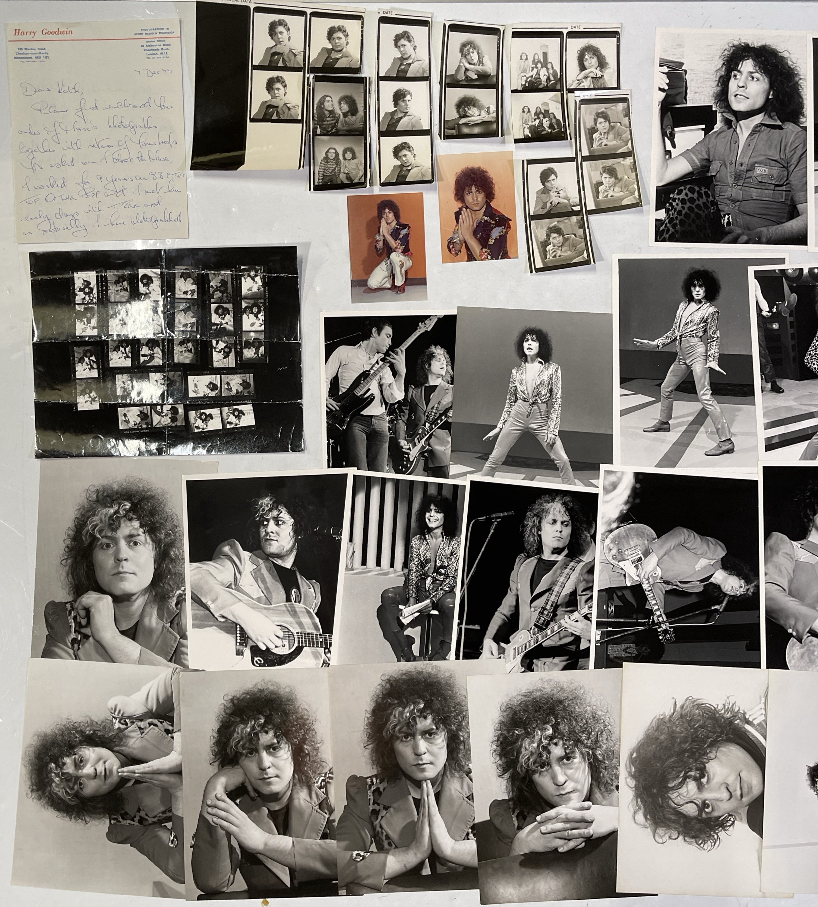 Lot 504 - MARC BOLAN / T.REX VINTAGE PHOTO COLLECTION.