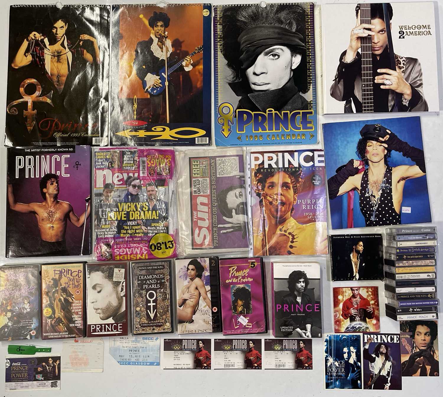 Lot 2360073 - PRINCE - MEMORABILIA COLLECTION.