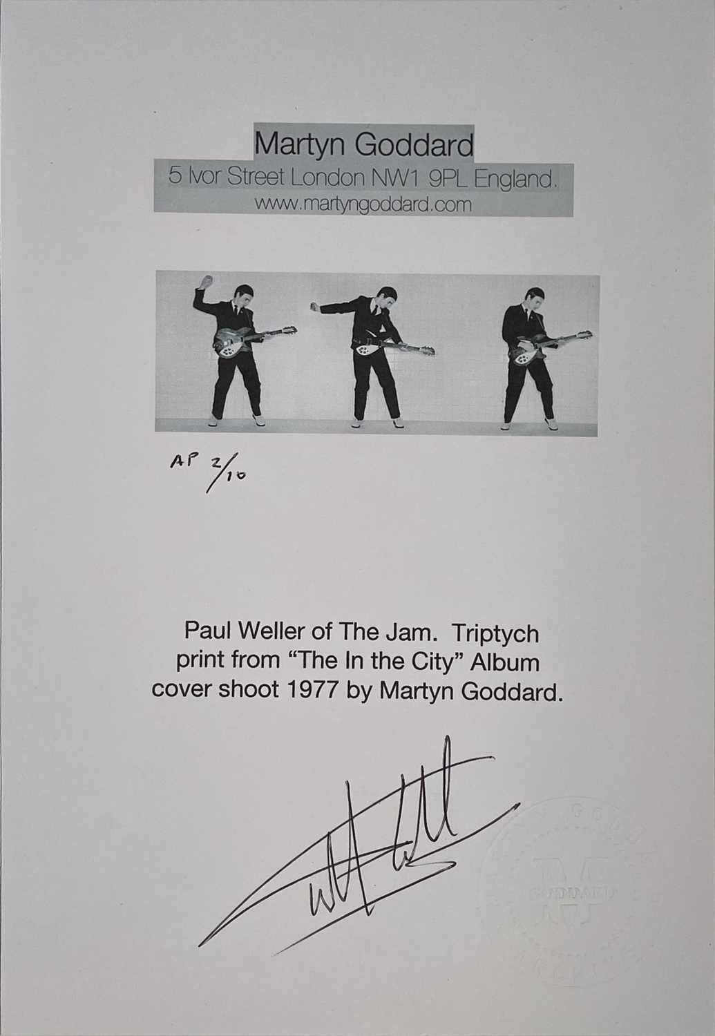 Lot 533 - MARTYN GODDARD - THE JAM/PAUL WELLER