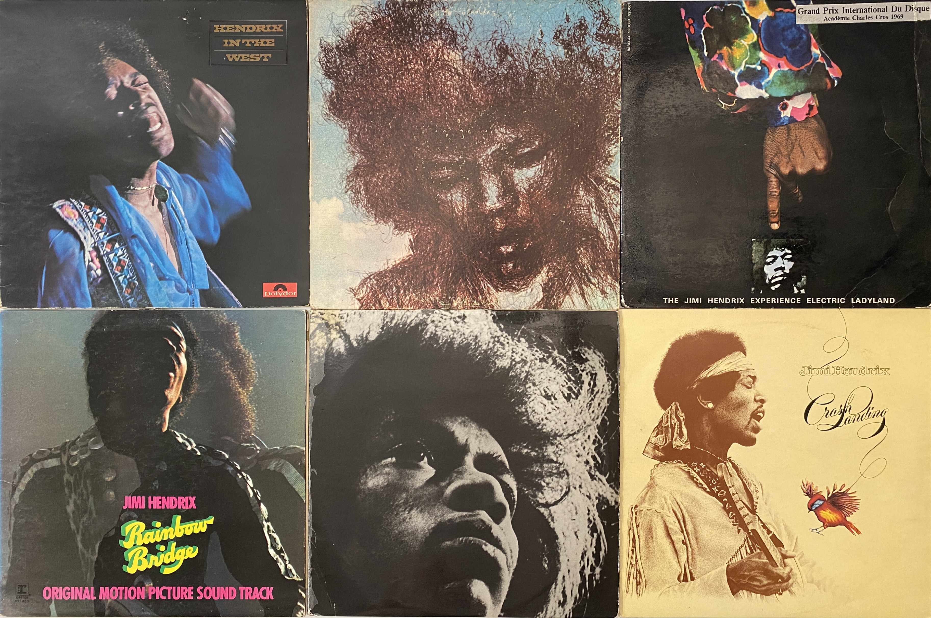 Lot 873 - T REX/ HENDRIX/ STONES - LP COLLECTION