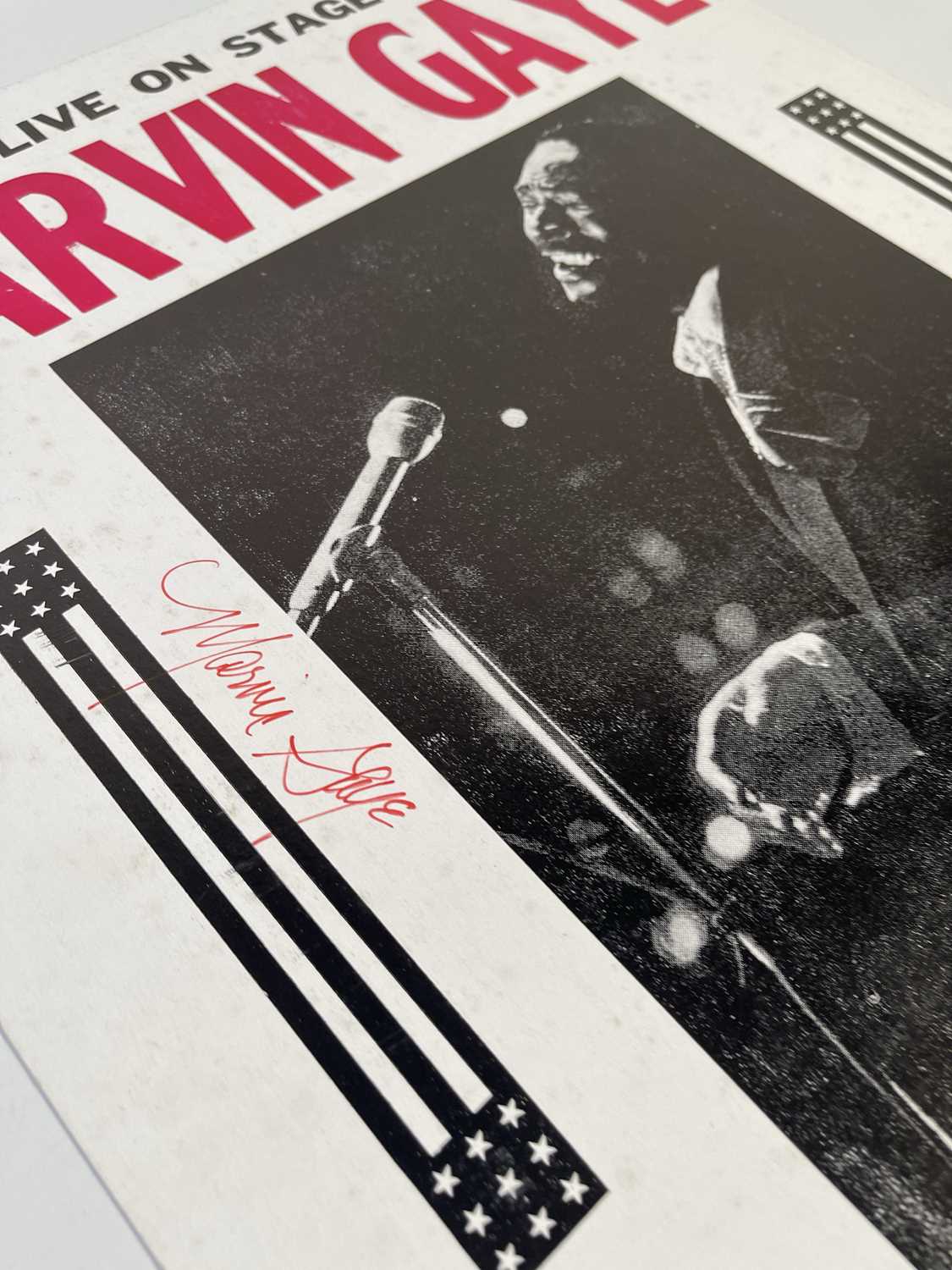 Lot 260 - MARVIN GAYE - A SIGNED ORIGINAL 1979 CONCERT