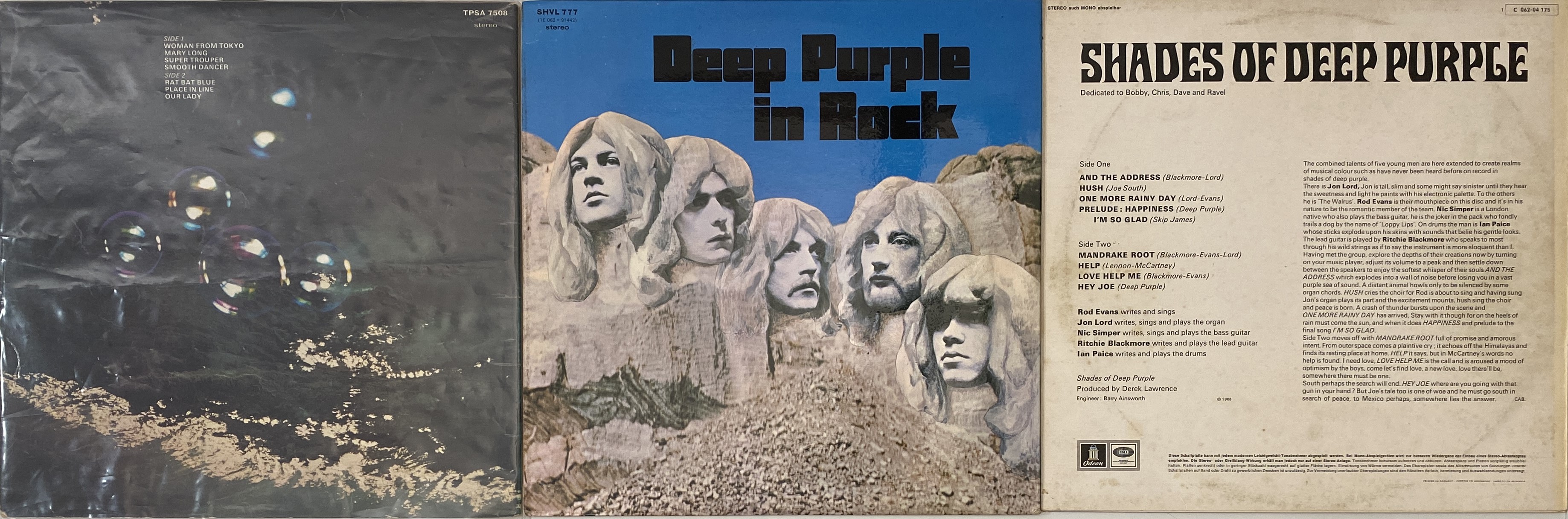 Lot 939 - DEEP PURPLE - LP RARITIES PACK