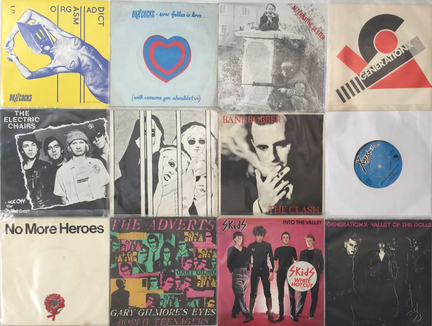 Lot 954 - CLASSIC PUNK / NEW WAVE - 7" COLLECTION