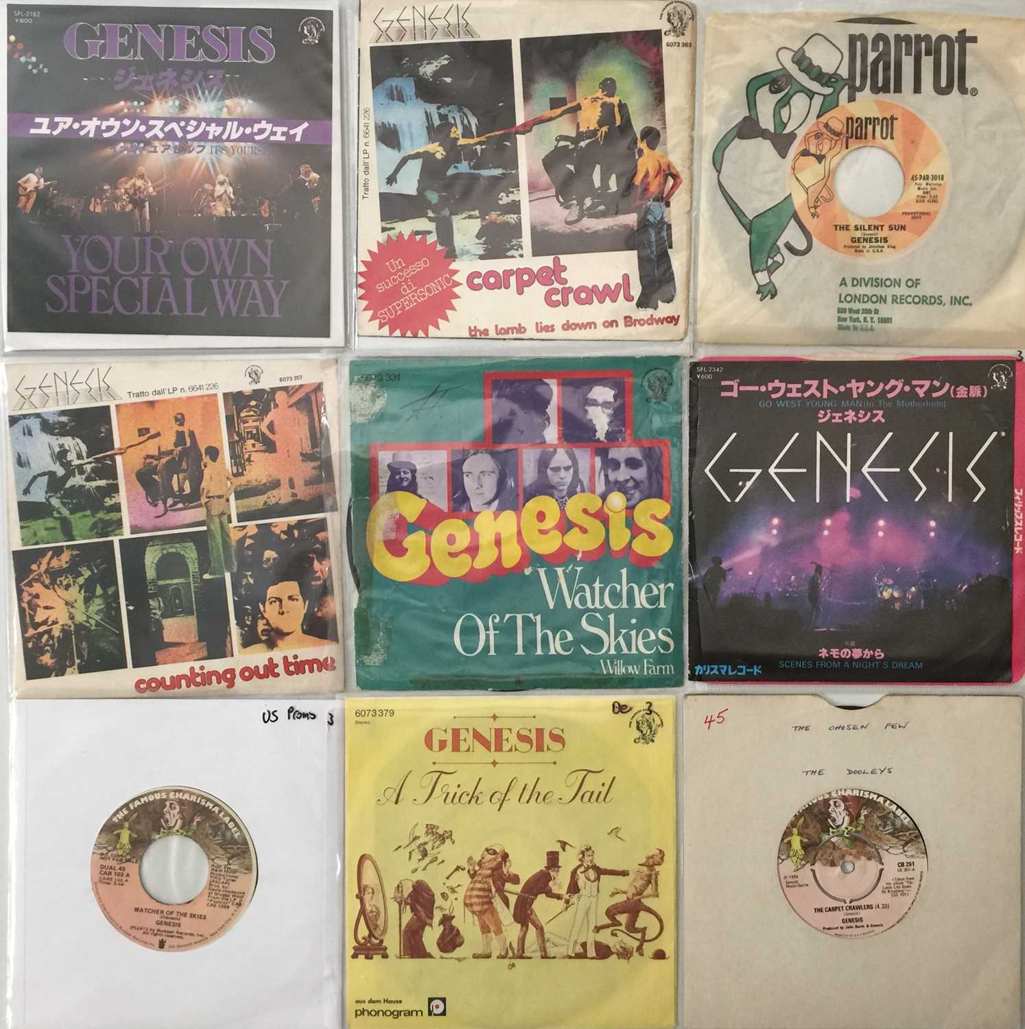 Lot 959 - GENESIS - PRESSINGS FROM AROUND THE WORLD!