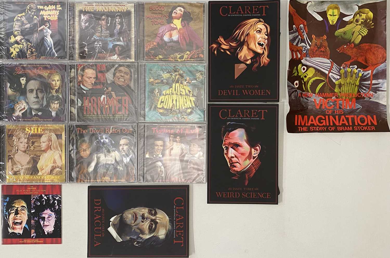 Lot 242 - HAMMER HORROR - COLLECTABLE CDS AND FANZINES