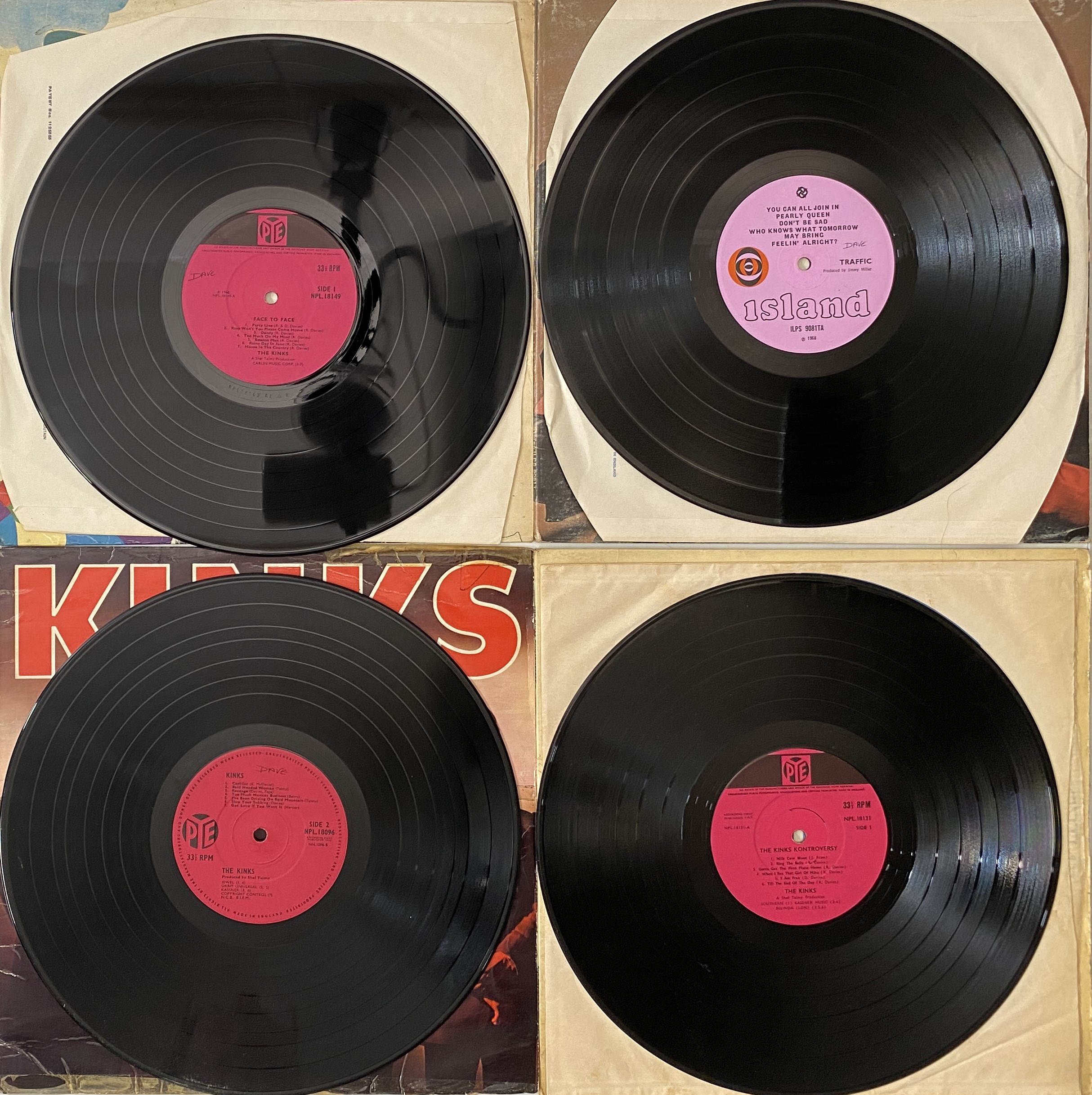 Lot 840 - 60S ARTISTS LP COLLECTION