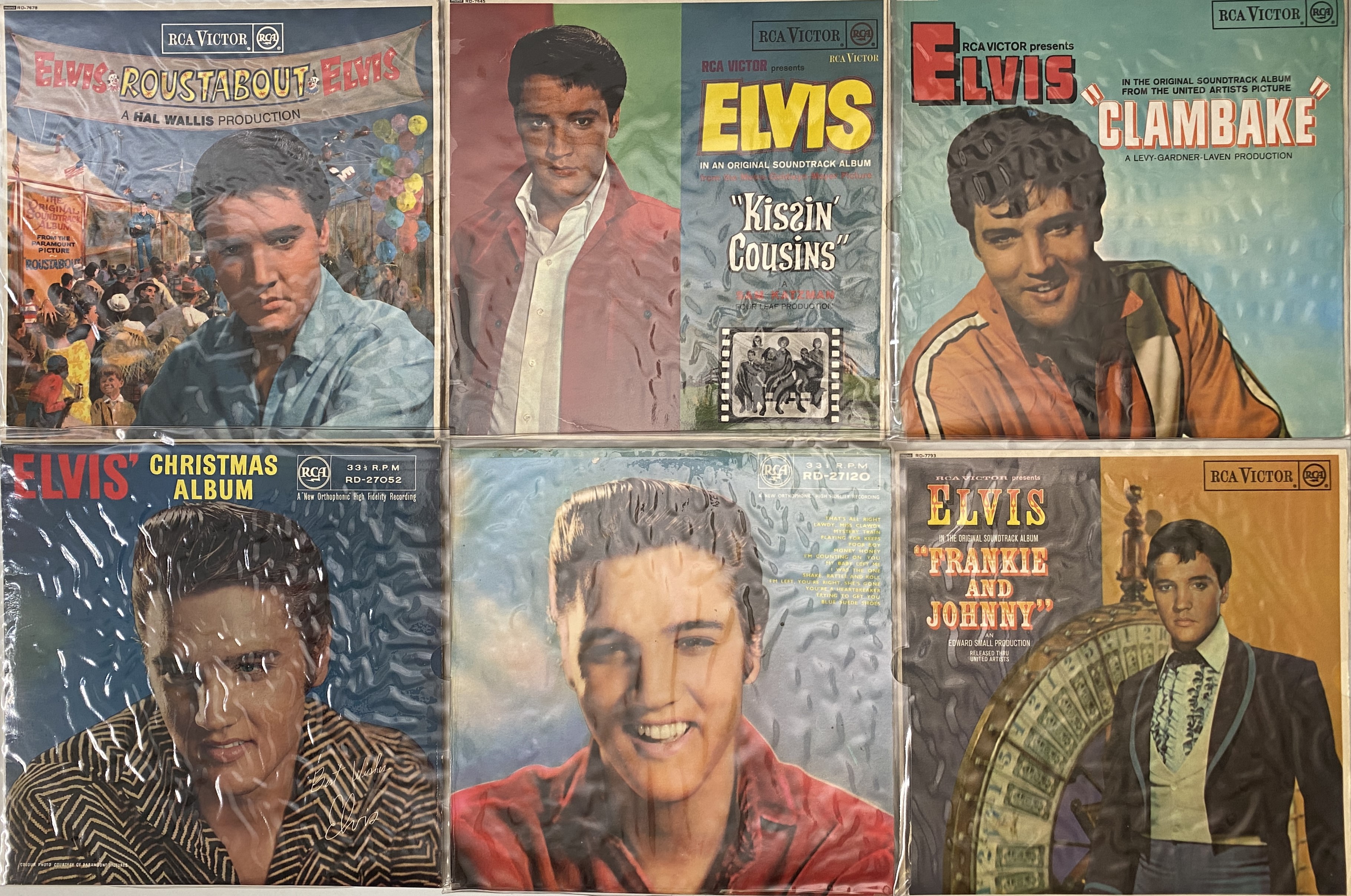 Lot 851 - ELVIS PRESLEY RCA 'RED SPOT' LP COLLECTION