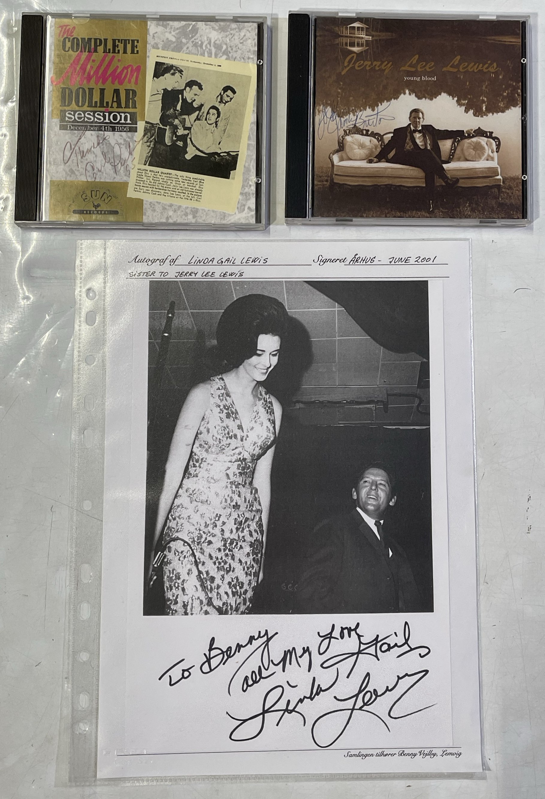 Lot 376 - CARL PERKINS / JERRY LEE LEWIS RELATED