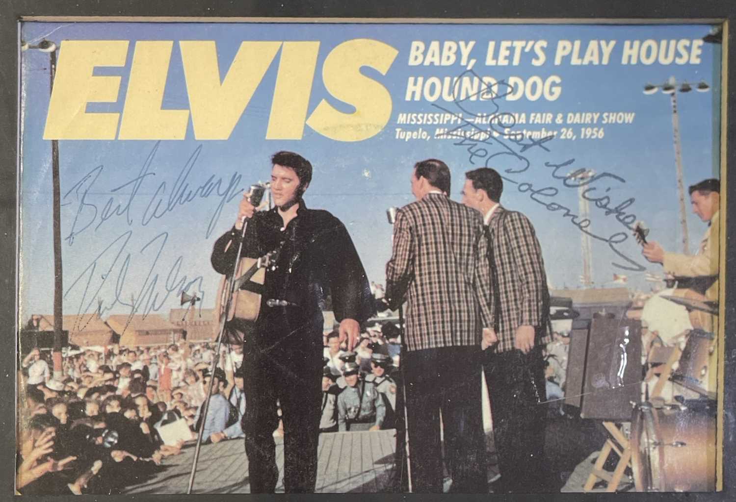 Lot 421 - RICKY NELSON / COLONEL TOM PARKER SIGNED