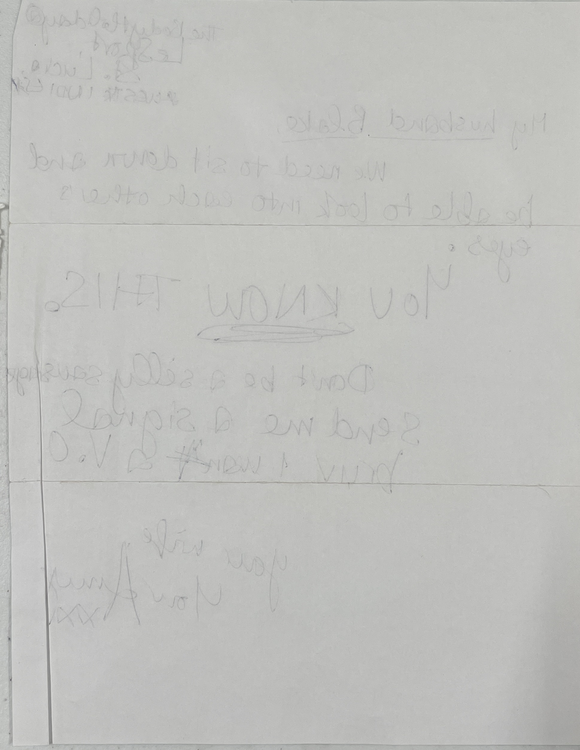 Lot 377 - AMY WINEHOUSE - HANDWRITTEN LETTER TO BLAKE