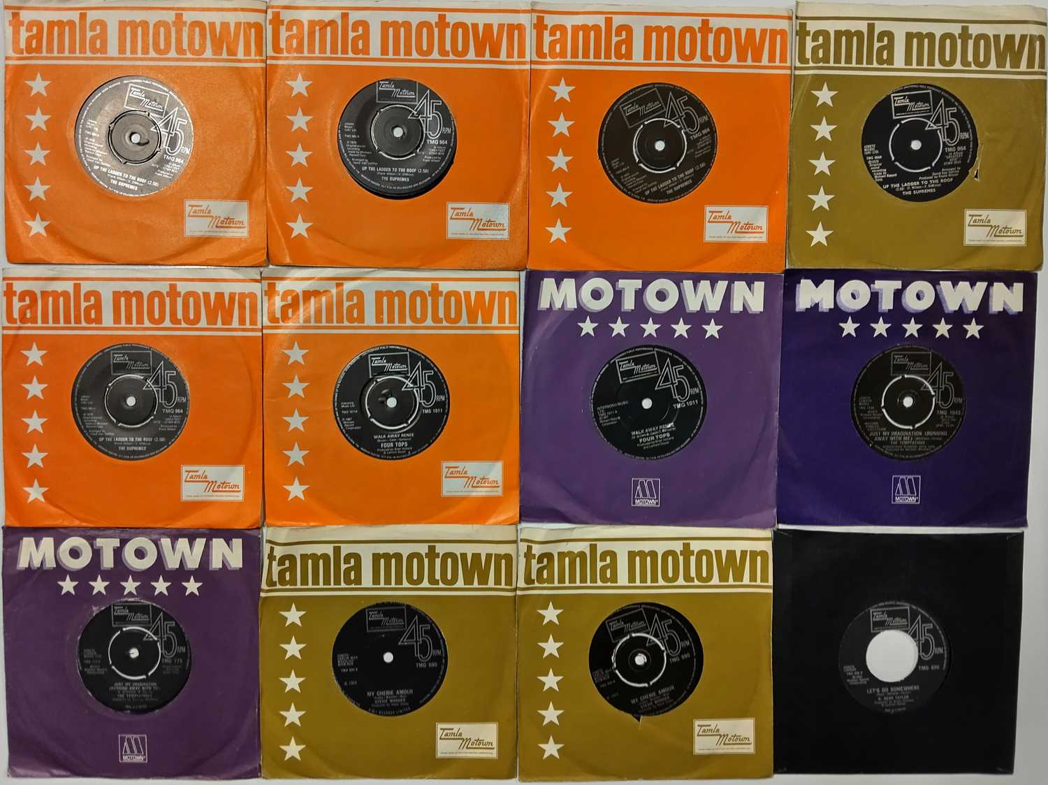 Lot 1118 - BLACK LABEL TAMLA MOTOWN AND UK LABELS 7"