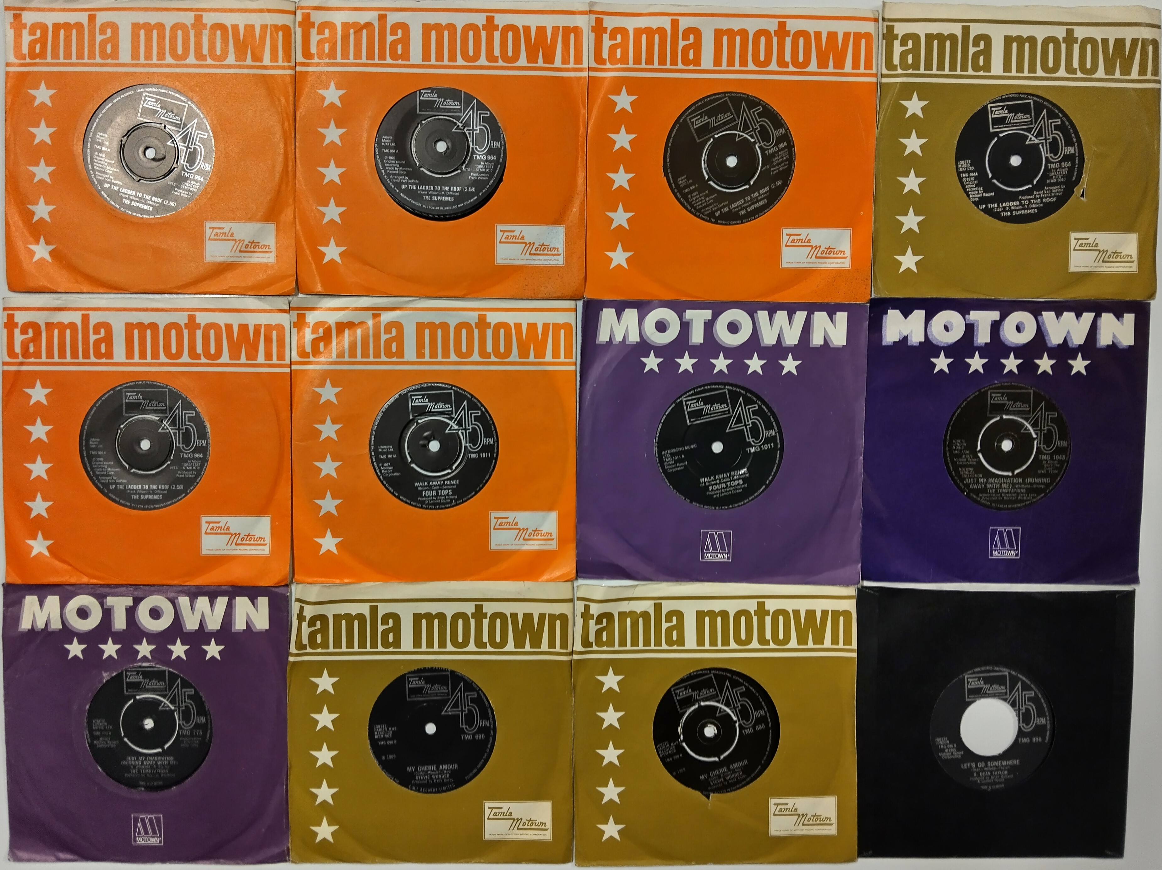 Lot 1118 - BLACK LABEL TAMLA MOTOWN AND UK LABELS 7"