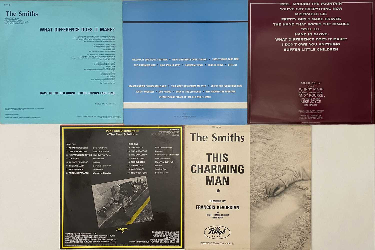 Lot 1141 - THE SMITHS - LP/12" BUNDLE (PLUS PUNK AND