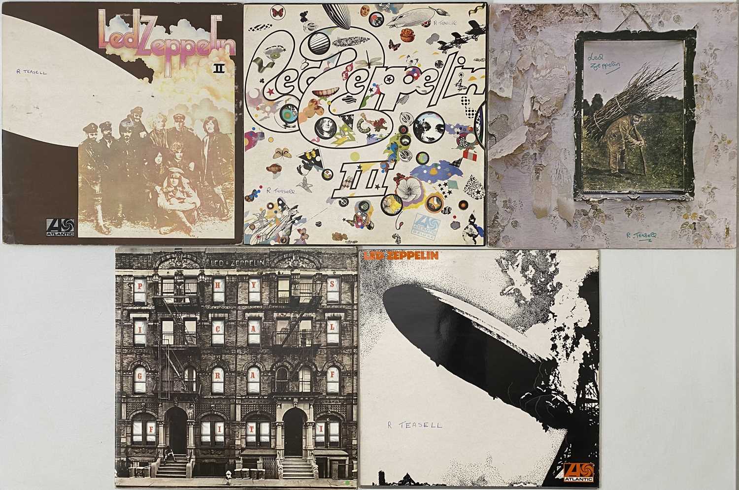 Lot 1206 - LED ZEPPELIN - LP PACK (INC PLUM/ RED