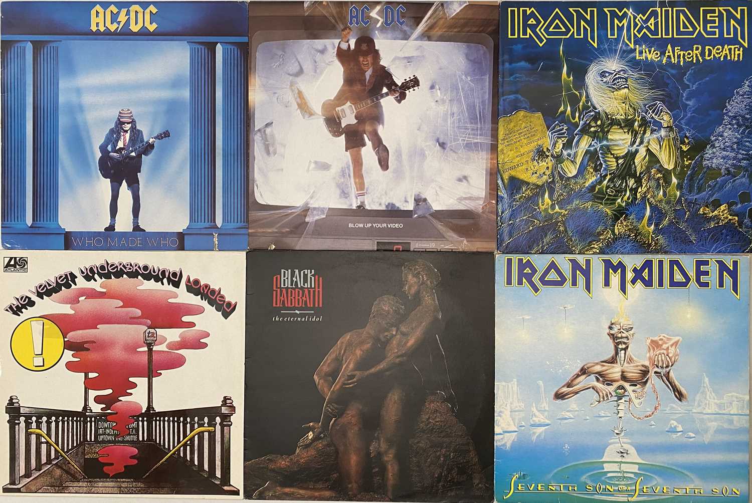 Lot 1298 - CLASSIC/HEAVY ROCK & METAL - LPs