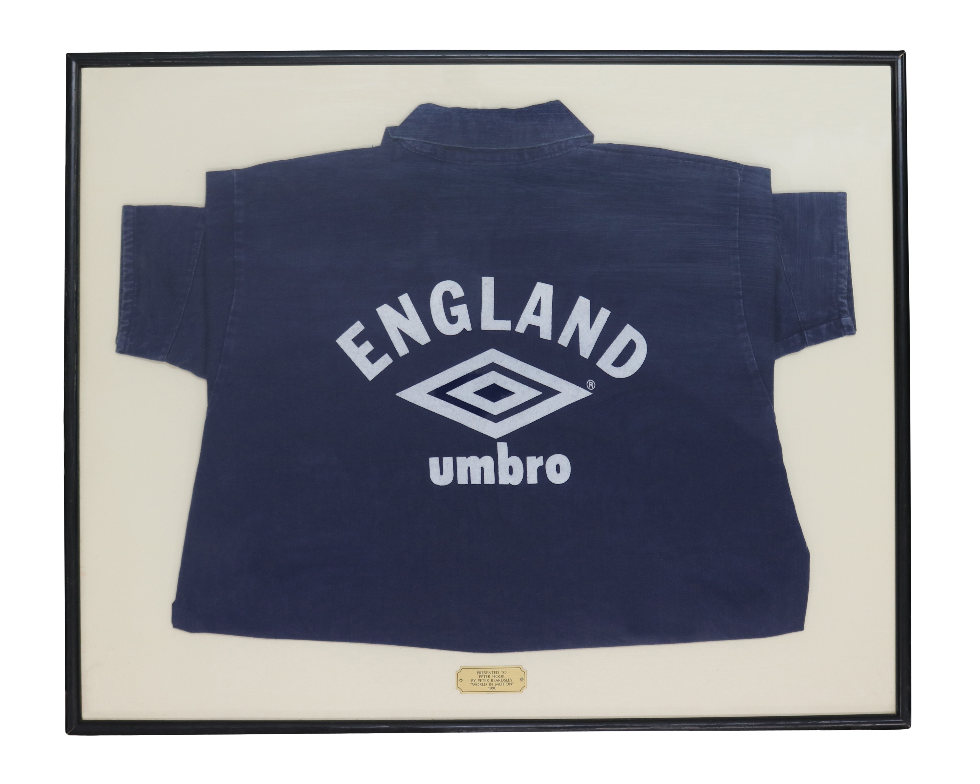 Lot 65 - NEW ORDER UMBRO/ENGLAND 'WORLD IN MOTION'