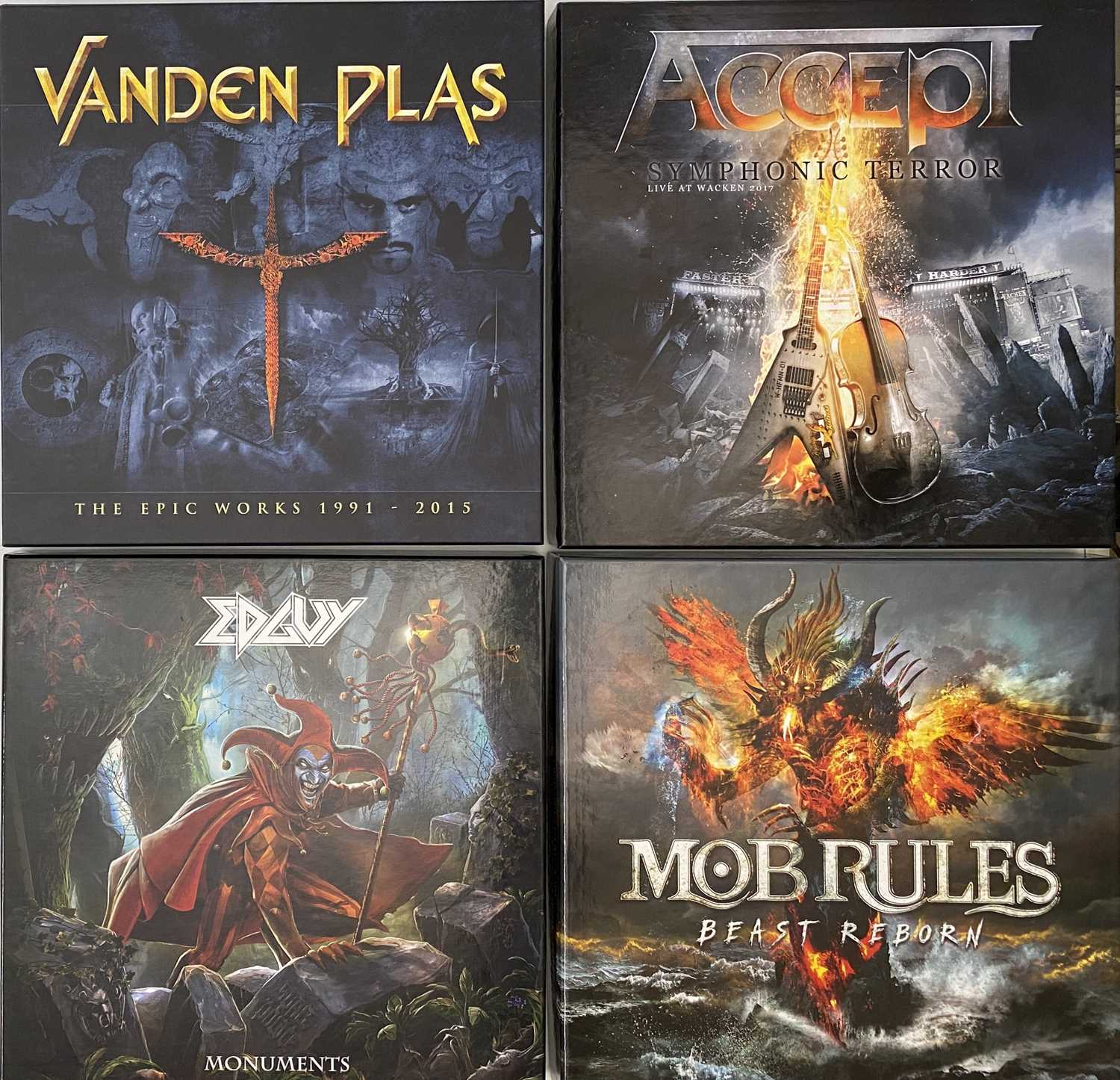 Lot 71 - SYMPHONIC, PROG, POWER AND CLASSIC ROCK BOX