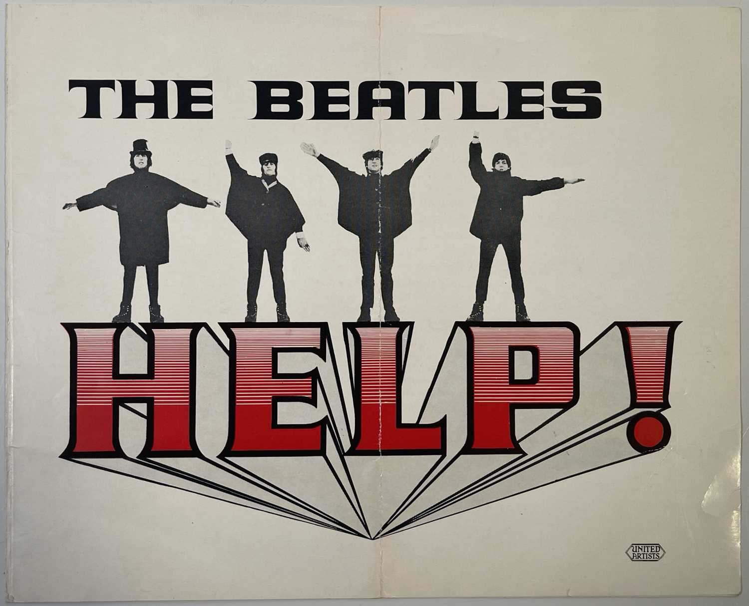 Lot 181 - THE BEATLES - ORIGINAL HELP! CINEMA SYNOPSIS