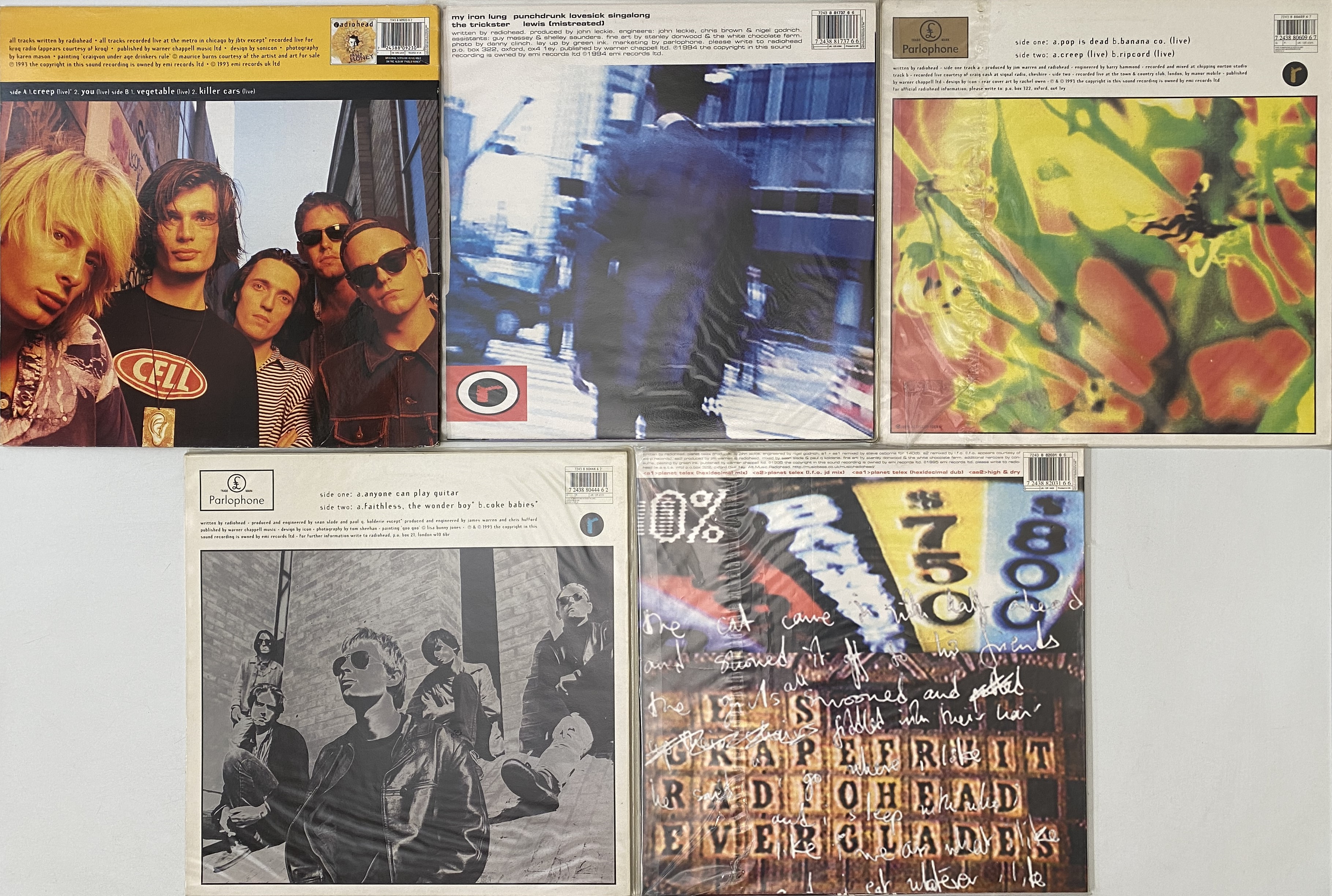 Lot 99 - RADIOHEAD - 12" RARITIES PACK (INC LIMITED