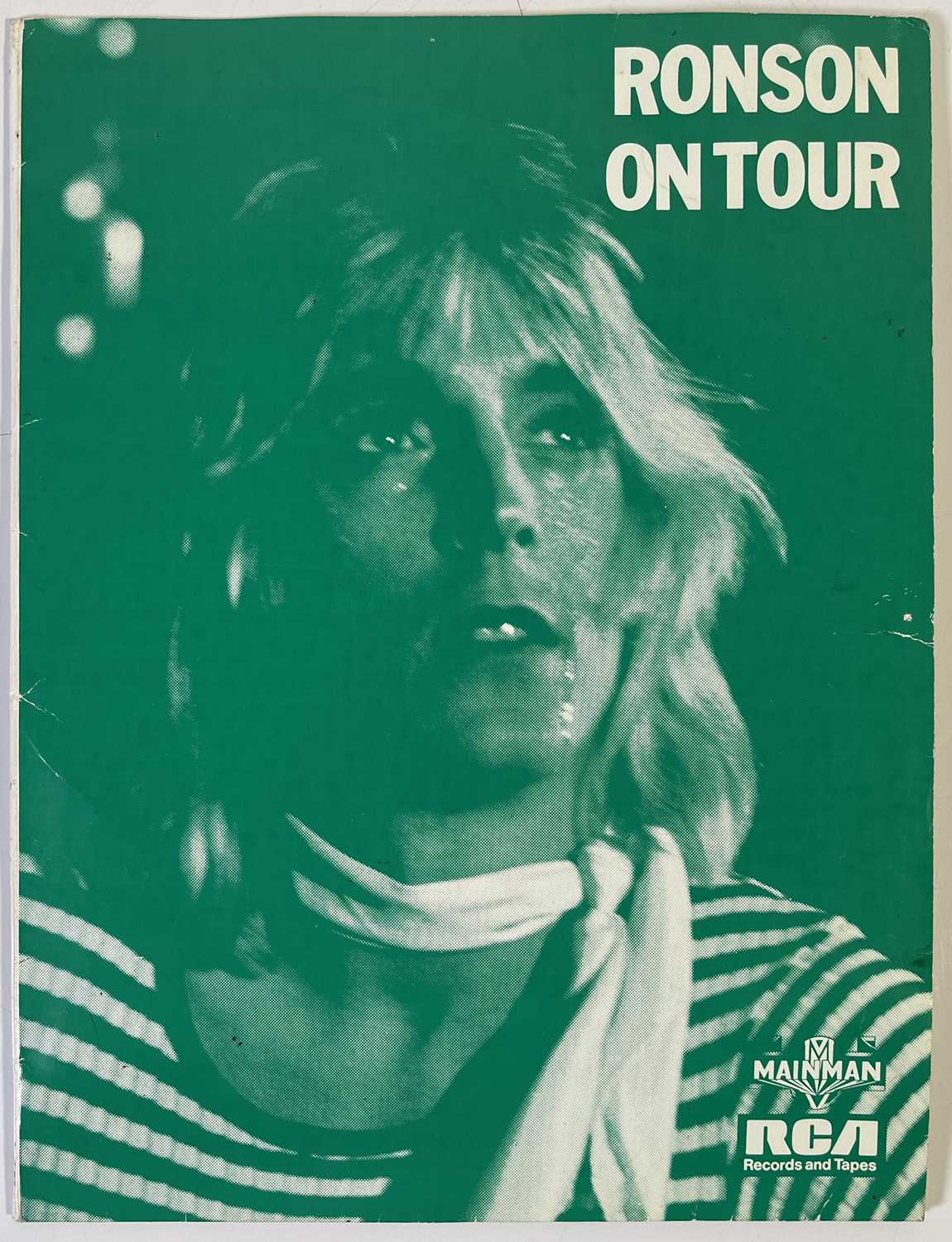 Lot 460 - MICK RONSON - ORIGINAL 'ON-TOUR' PRESS KIT