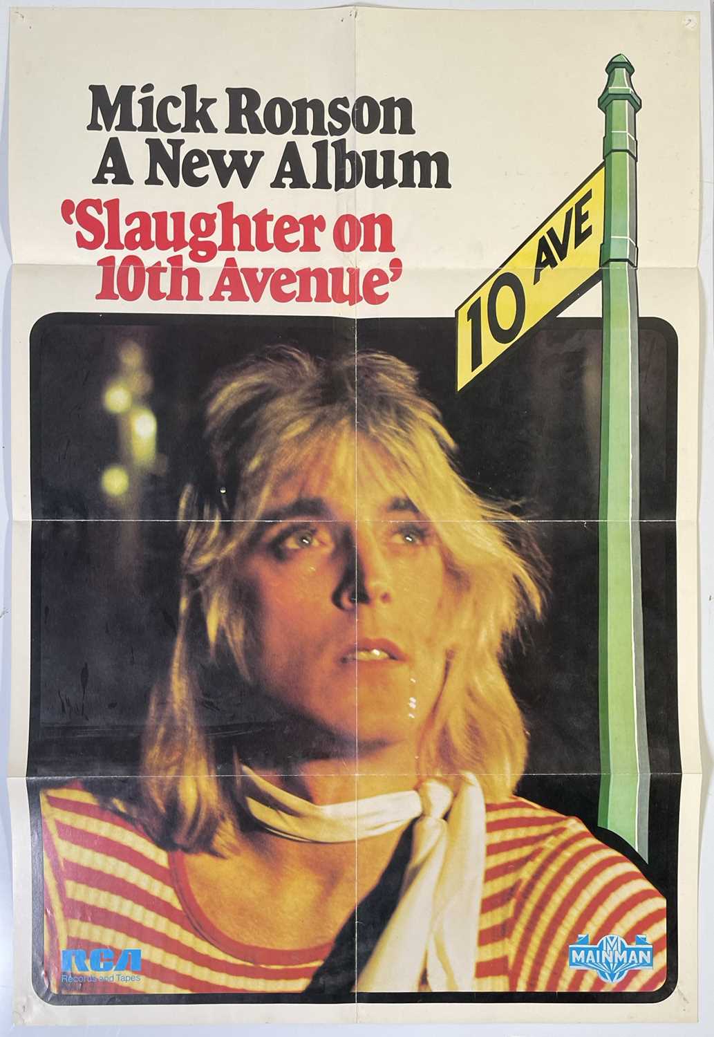 Lot 460 - MICK RONSON - ORIGINAL 'ON-TOUR' PRESS KIT