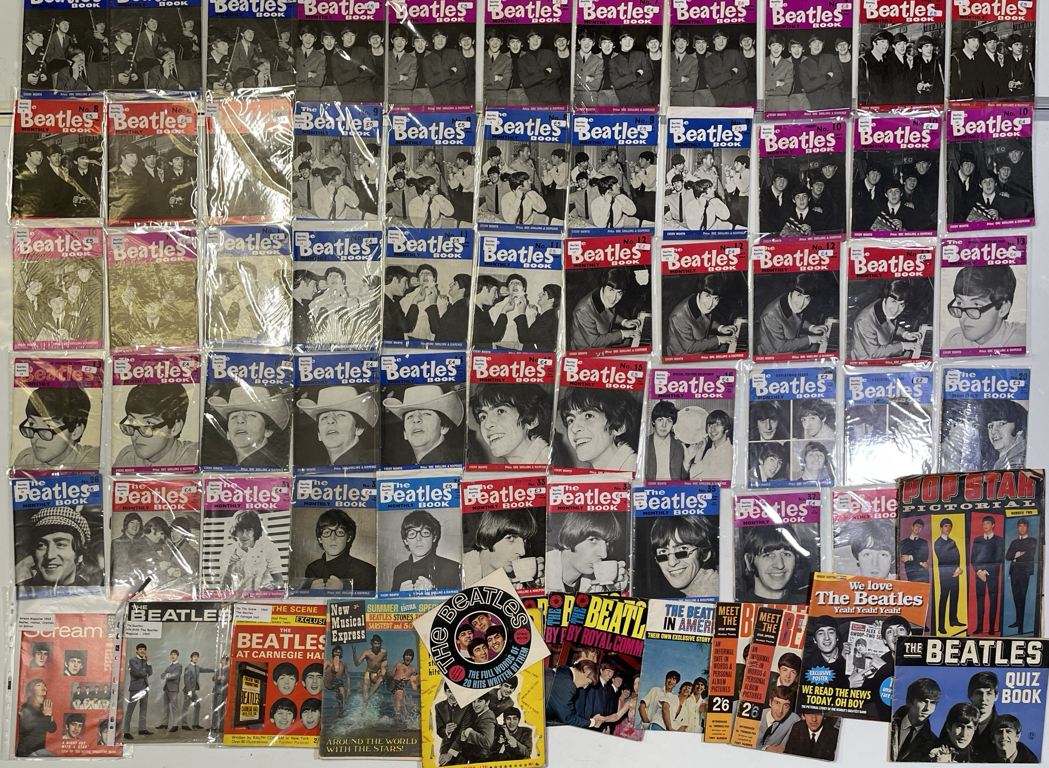 Lot 262 - THE BEATLES - COLLECTION OF ORIGINAL MONTHLY