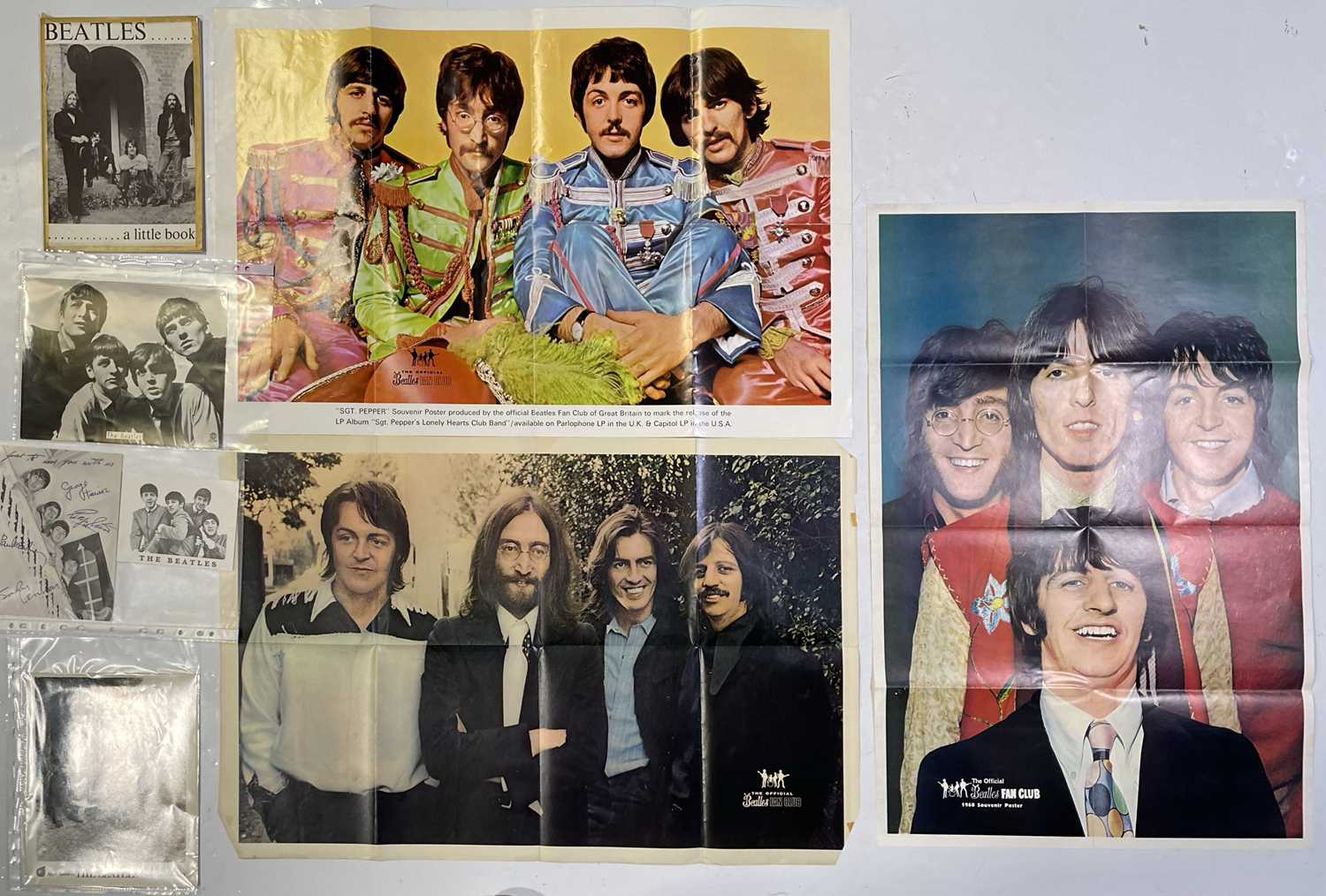 Lot 225 - THE BEATLES - FAN CLUB MEMORABILIA INC