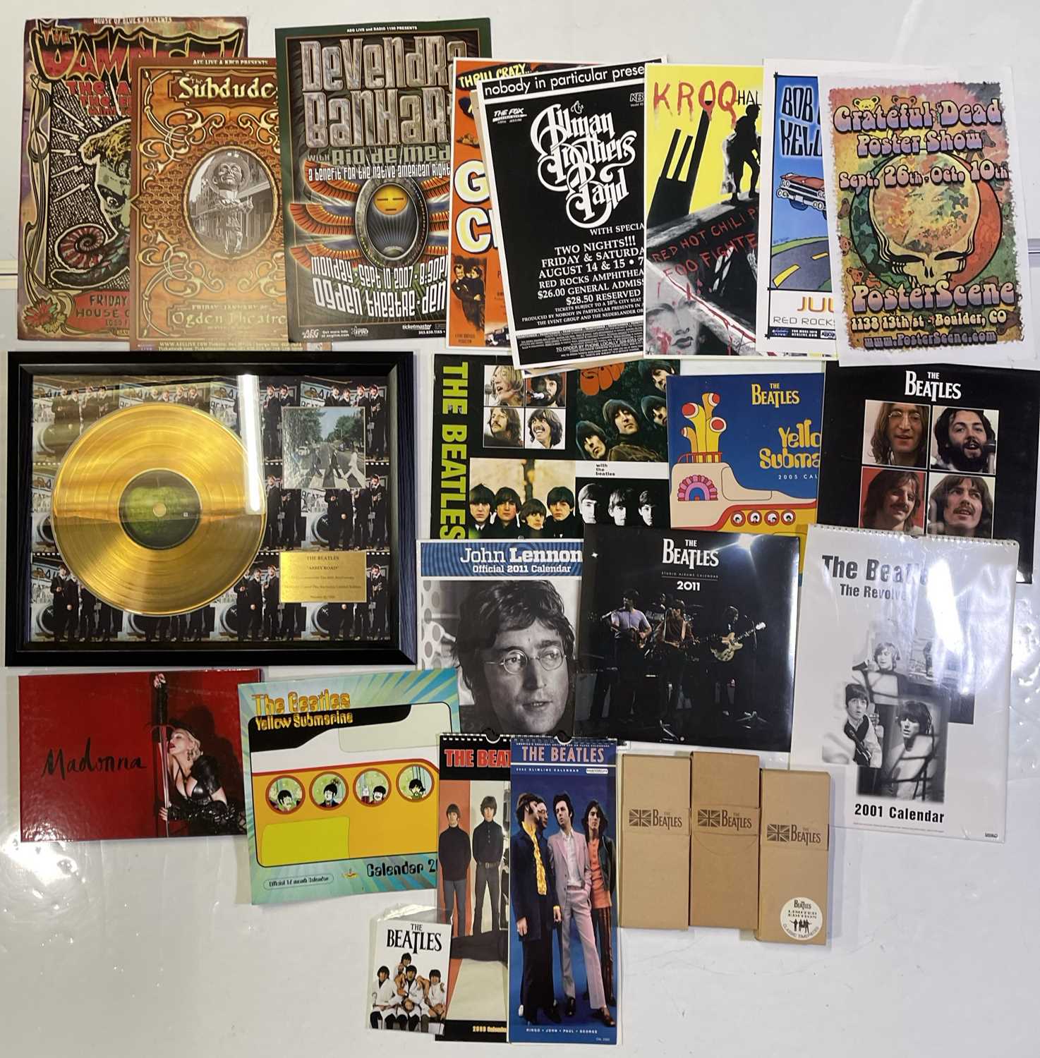 Lot 61 - THE BEATLES / MADONNA - MEMORABILIA