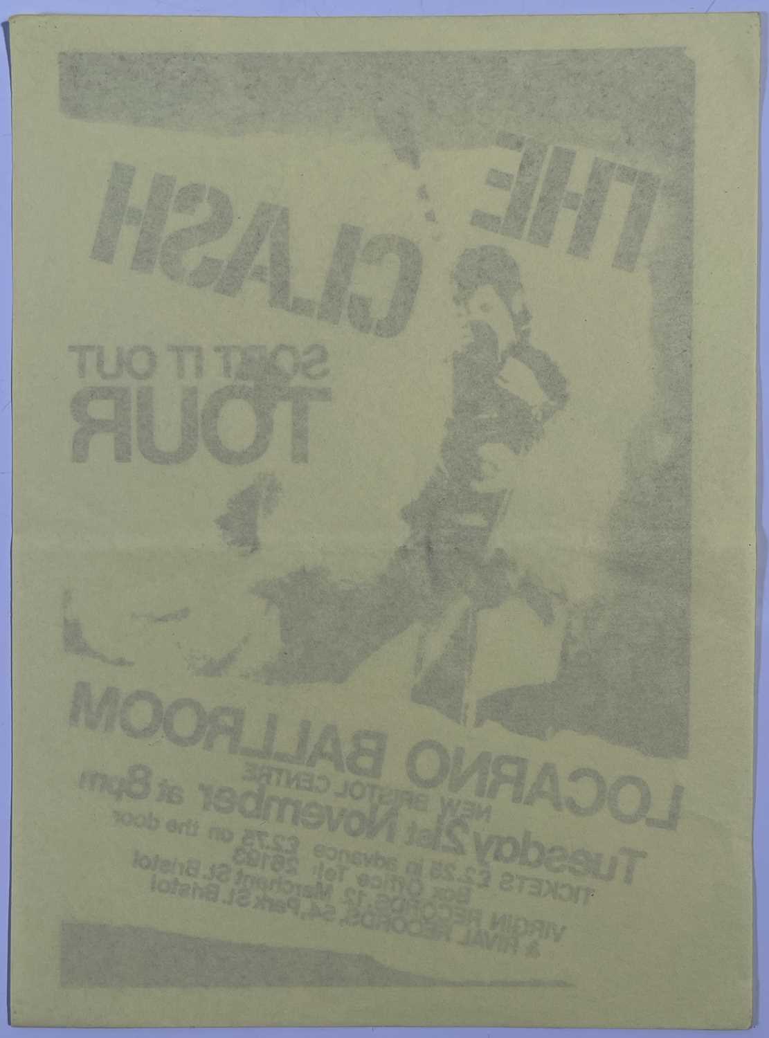 Lot 528 - THE CLASH - ORIGINAL HANDBILL FOR 1978 SORT