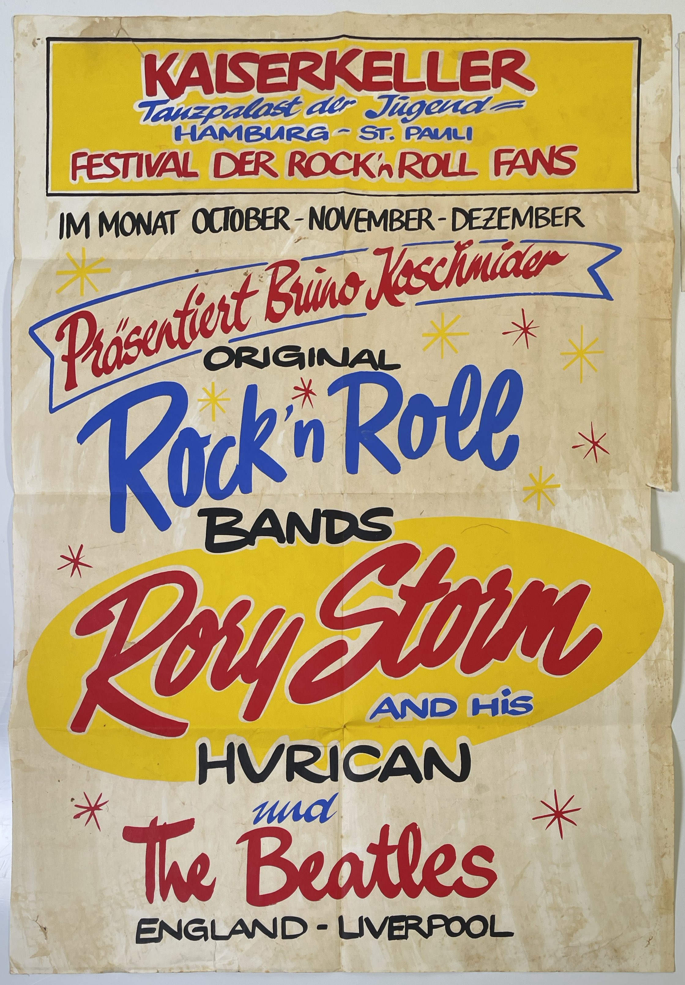 Lot 230 - THE BEATLES - REPRODUCTION KAISERKELLER