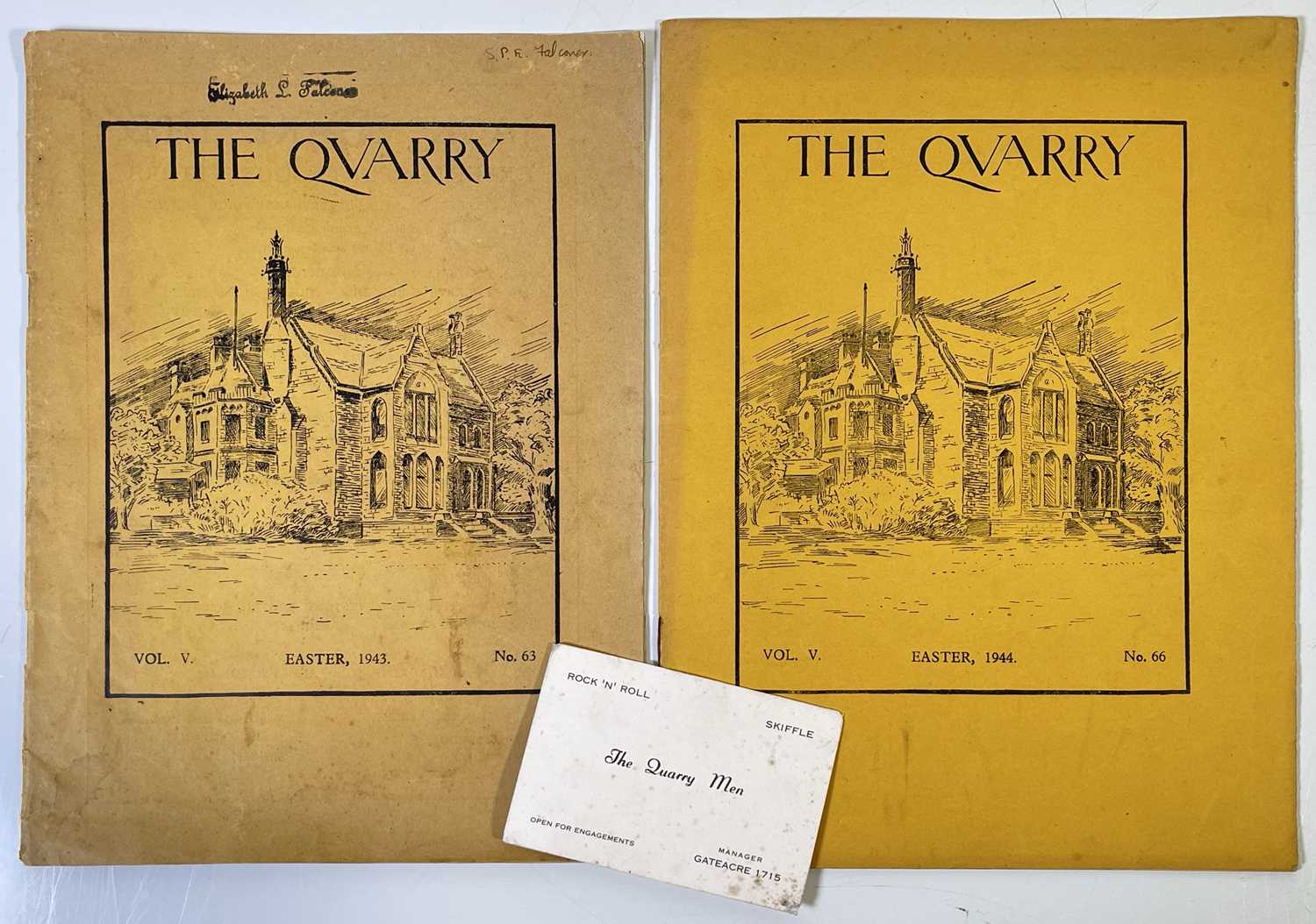 Lot 393 - THE BEATLES - ORIGINAL QUARRY MEN BUSINESS