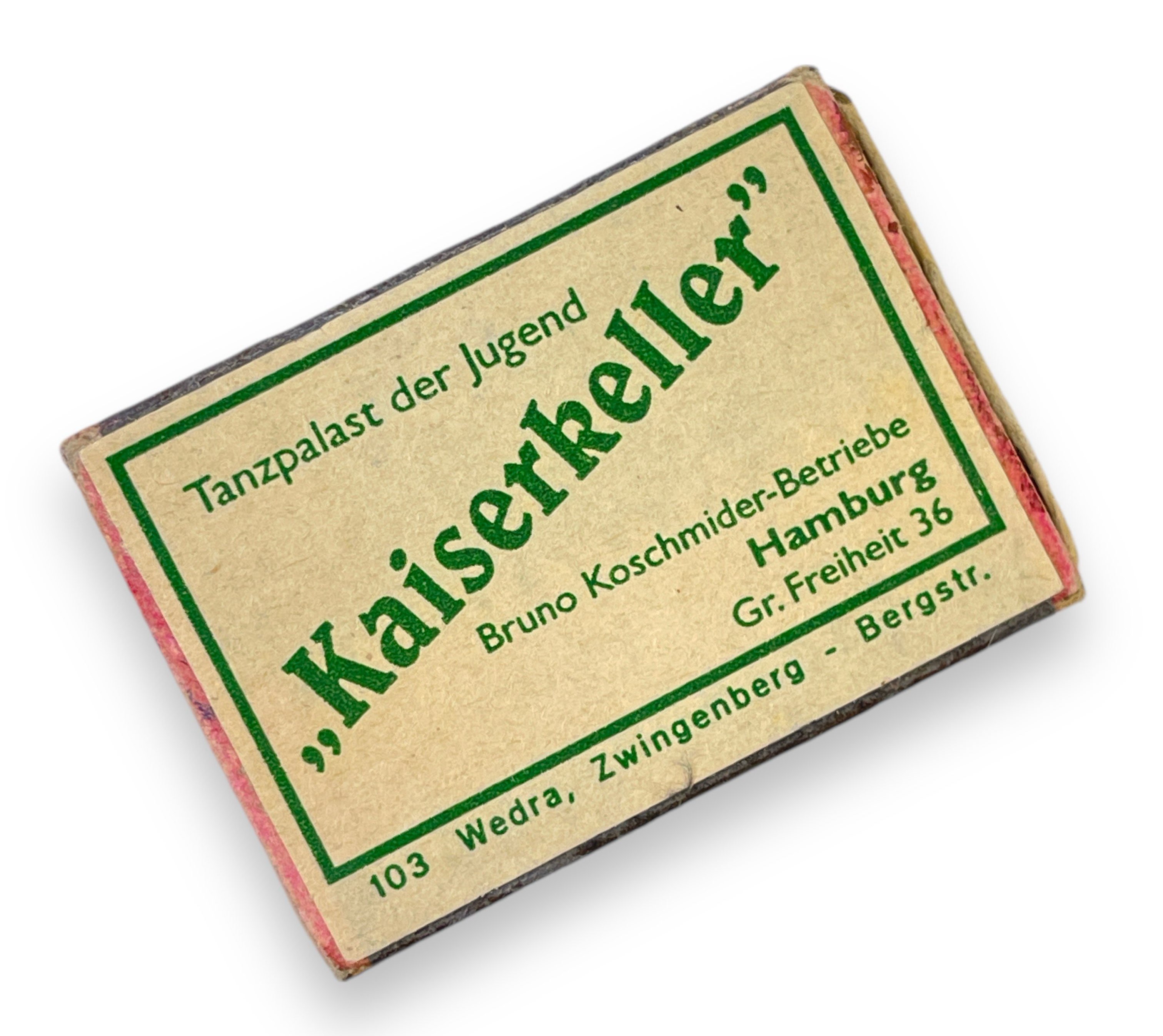 Lot 234 - AN ORIGINAL C 1960S KAISERKELLER MATCHBOX