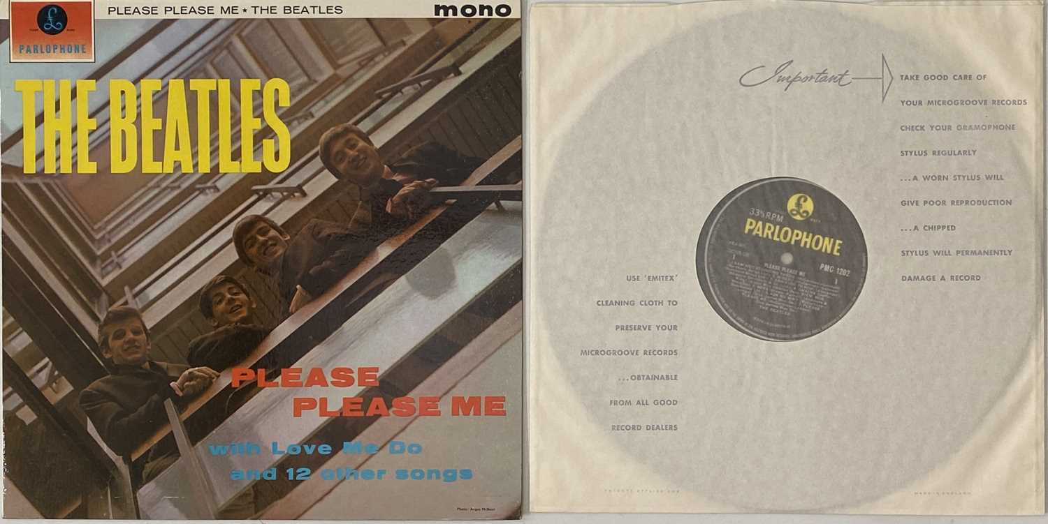 Lot 124 - THE BEATLES - PLEASE PLEASE ME LP (UK MONO