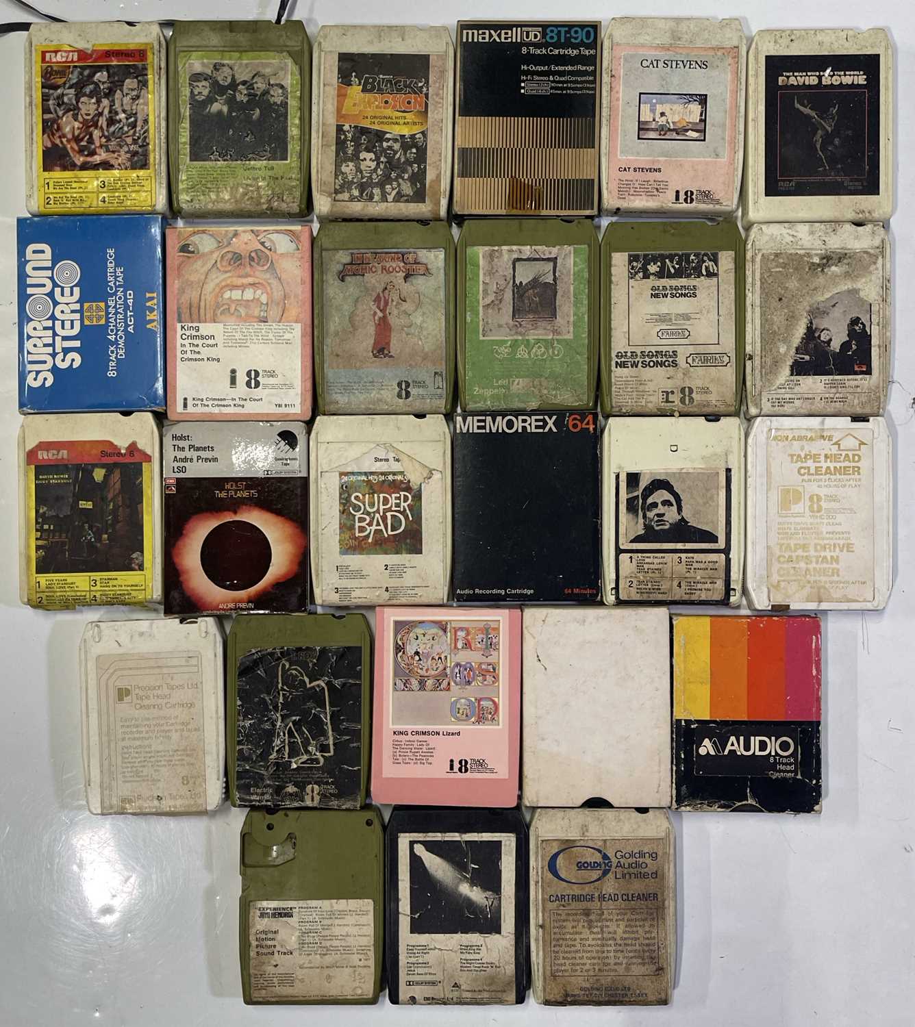 Lot 66 - ORIGINAL RELEASES ON 8TRACK CASSETTES - BOWIE