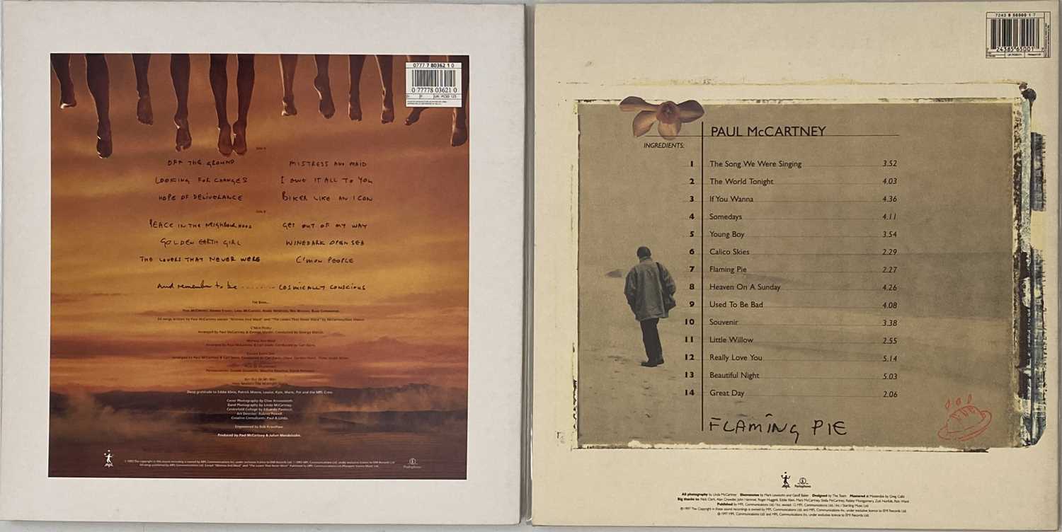 Lot 134 - PAUL MCCARTNEY - FLAMING PIE/ OFF THE GROUND