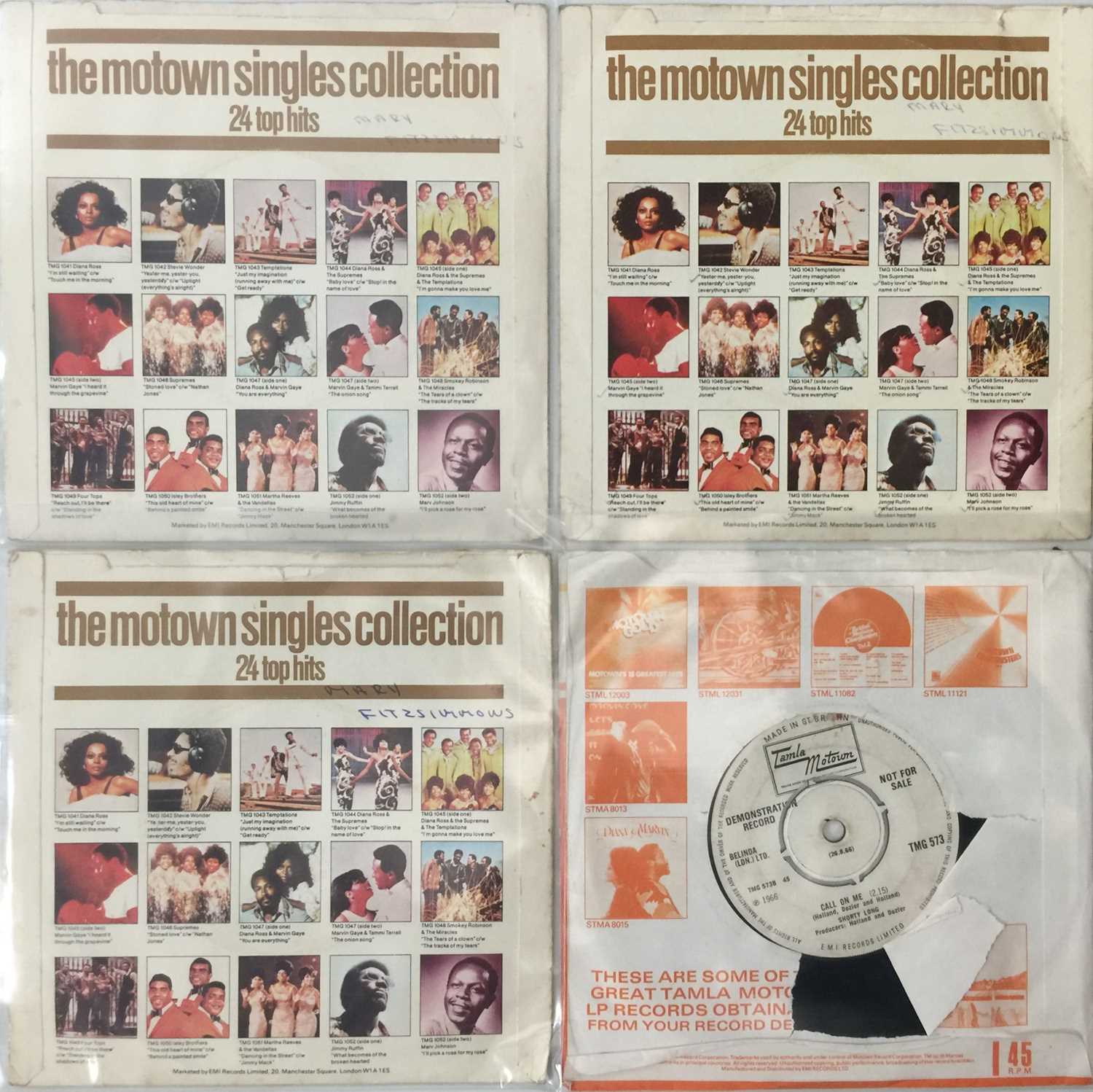 Lot 516 - MOTOWN 7" PROMOS COLLECTION