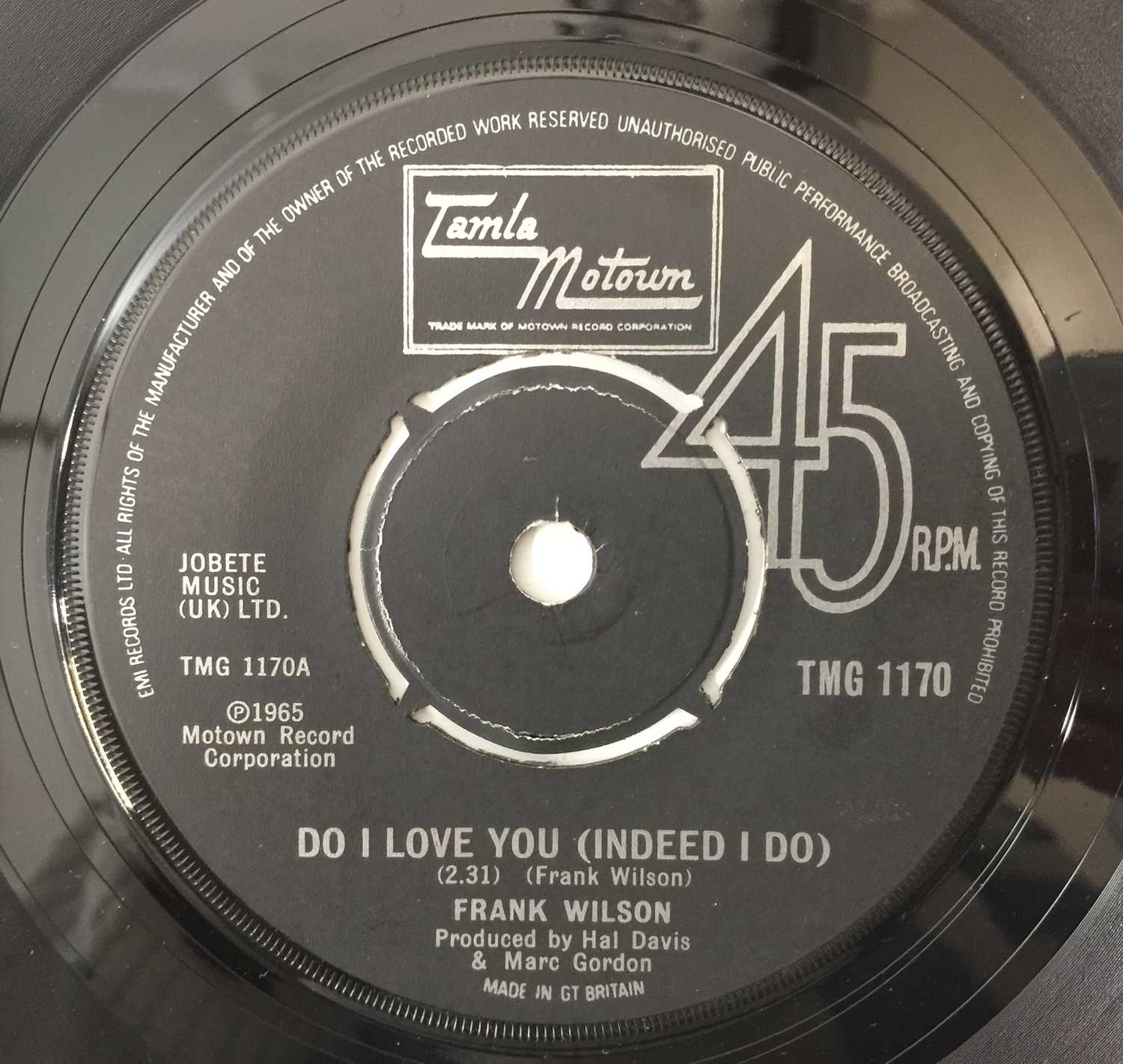 Lot 521 - FRANK WILSON - DO I LOVE YOU (INDEED I DO)