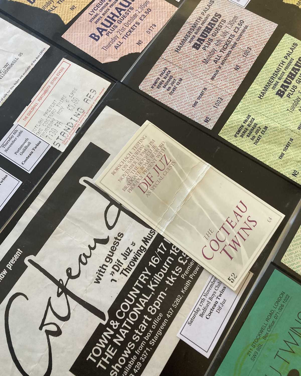 Lot 102 - PUNK, NEW WAVE AND INDIE CONCERT TICKET