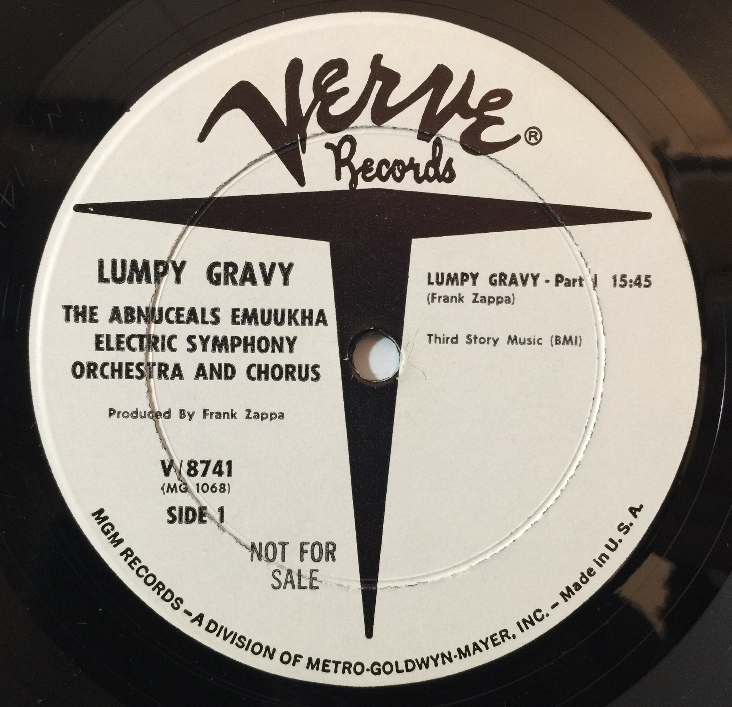 Lot 334 - Frank Zappa - Lumpy Gravy LP White Label